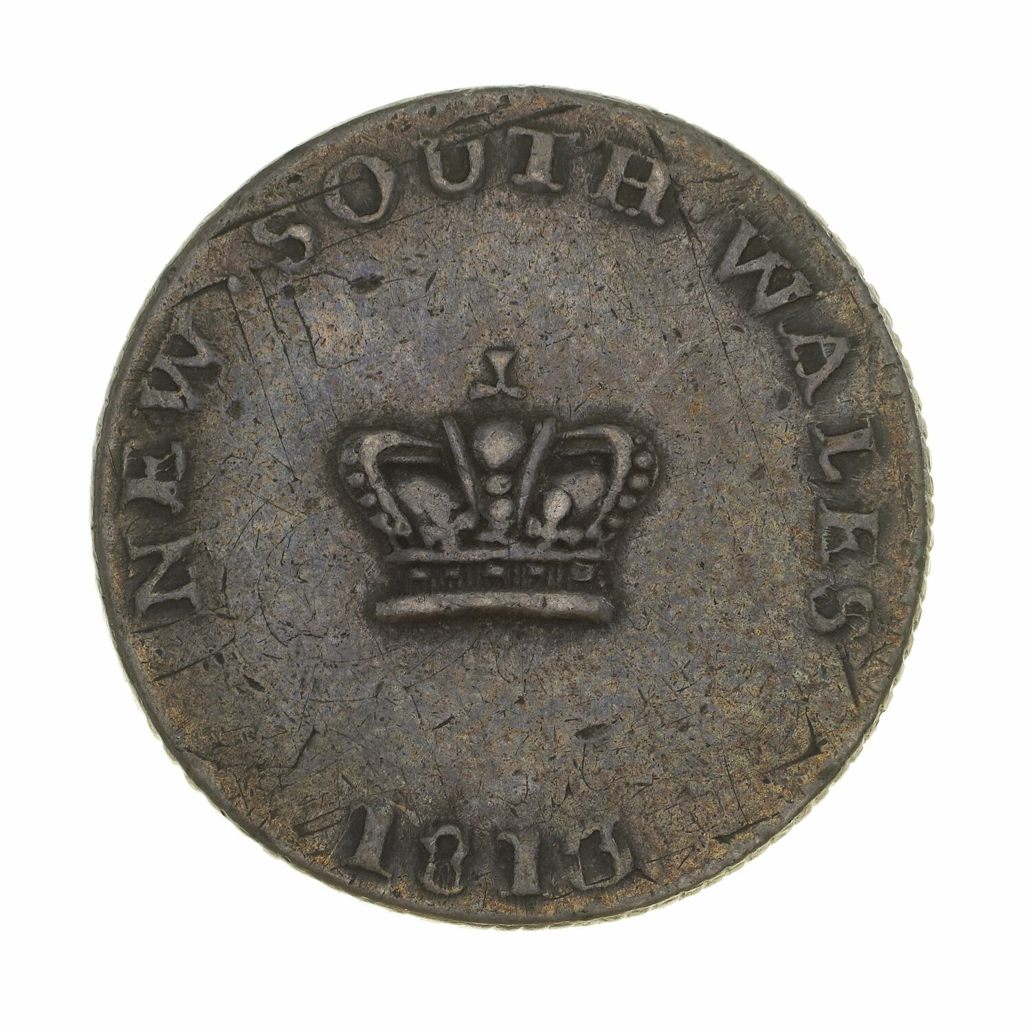 Coin - 15 Pence, Dump, New South Wales, Australia, 1813