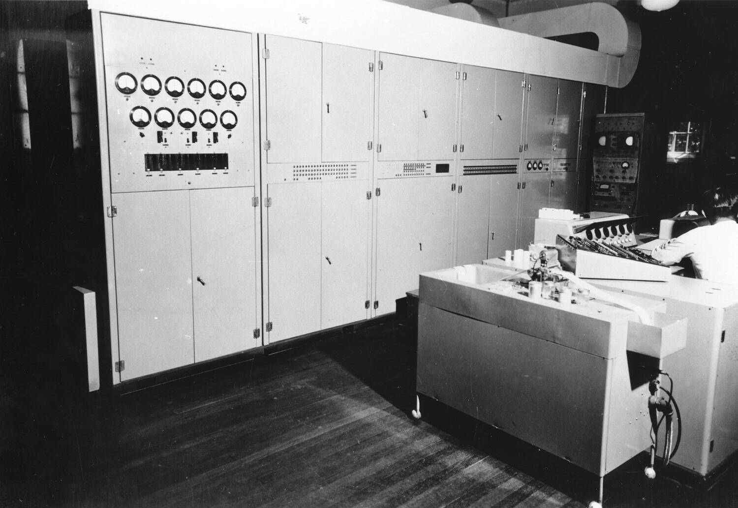 Photograph - CSIRAC Computer, Ron Bowles at Console, circa 1957