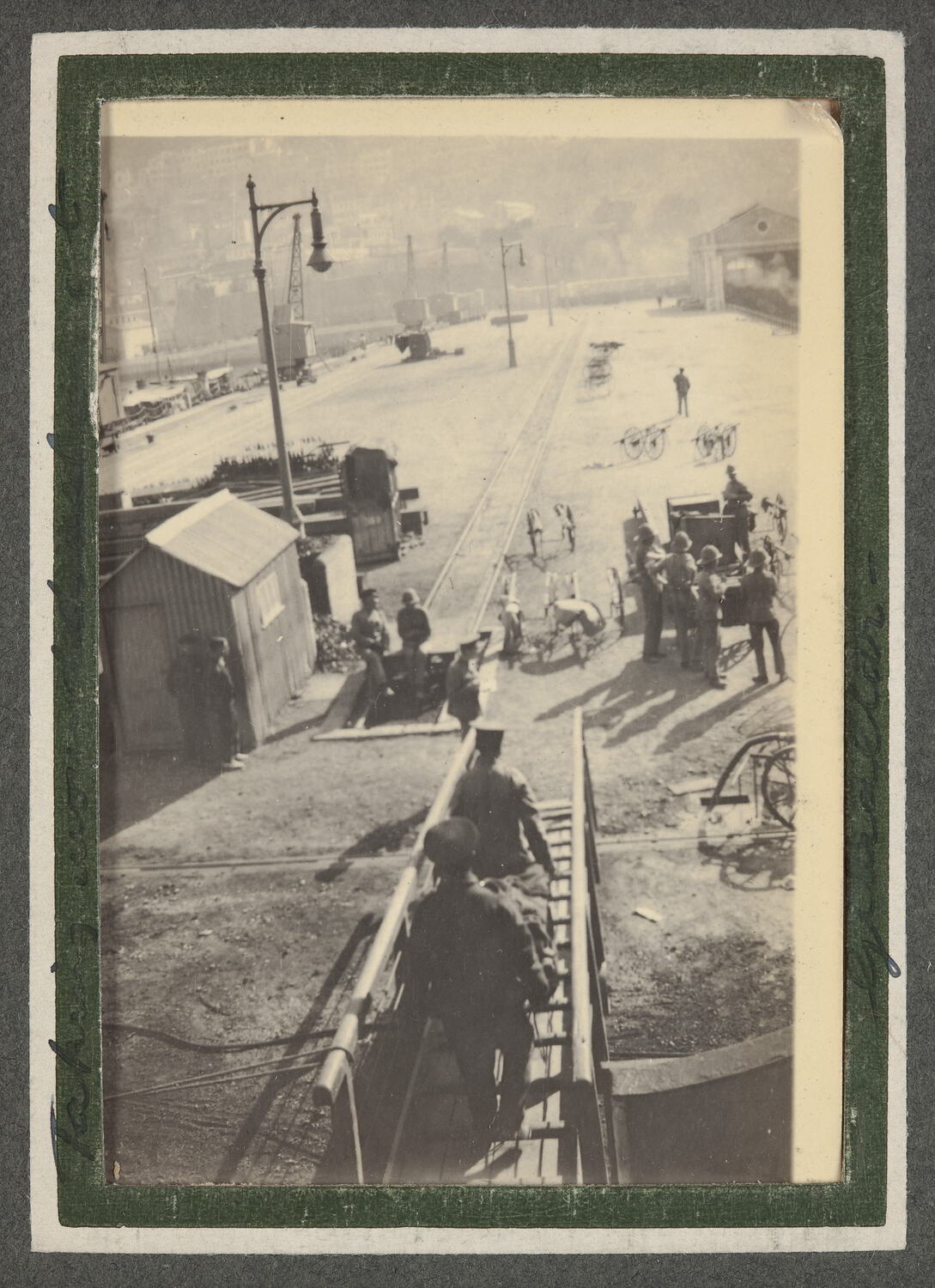 Photograph - Gangplank, SS Caledonia, Gibraltar, Trooper George Simpson ...