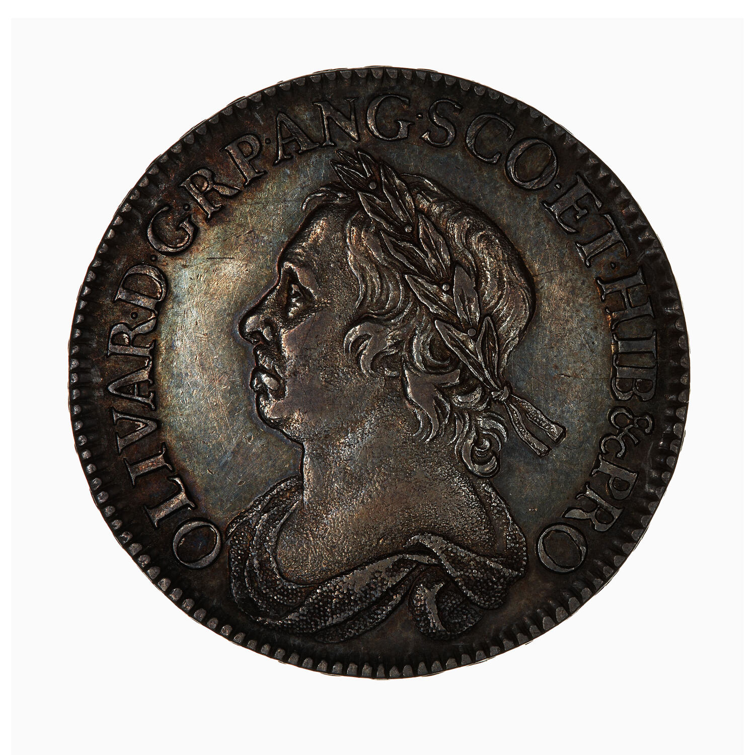 Pattern Coin - Halfcrown, Oliver Cromwell, Great Britain, 1658