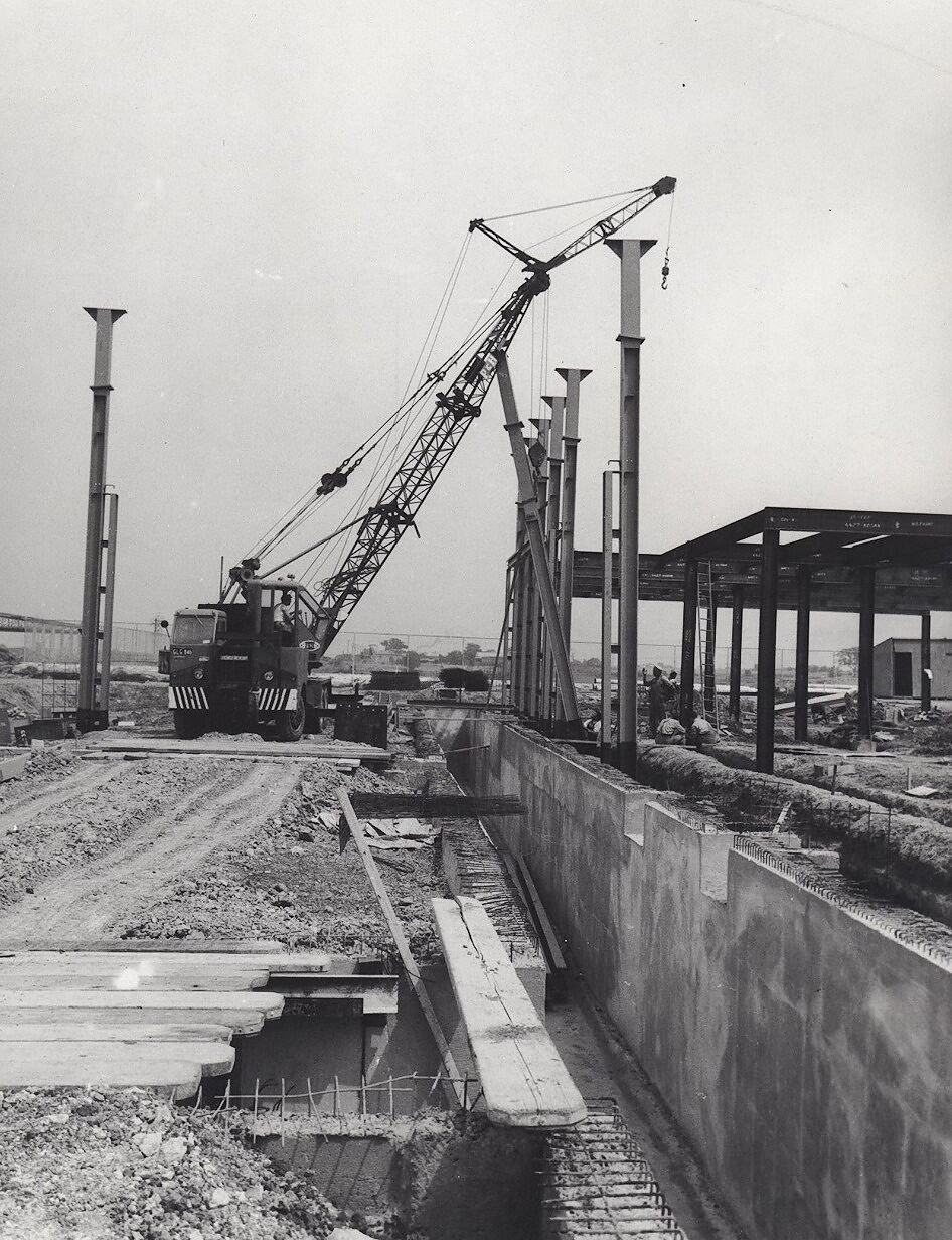 Photograph - Kodak Australasia Pty Ltd, Erecting Steel of Power House ...