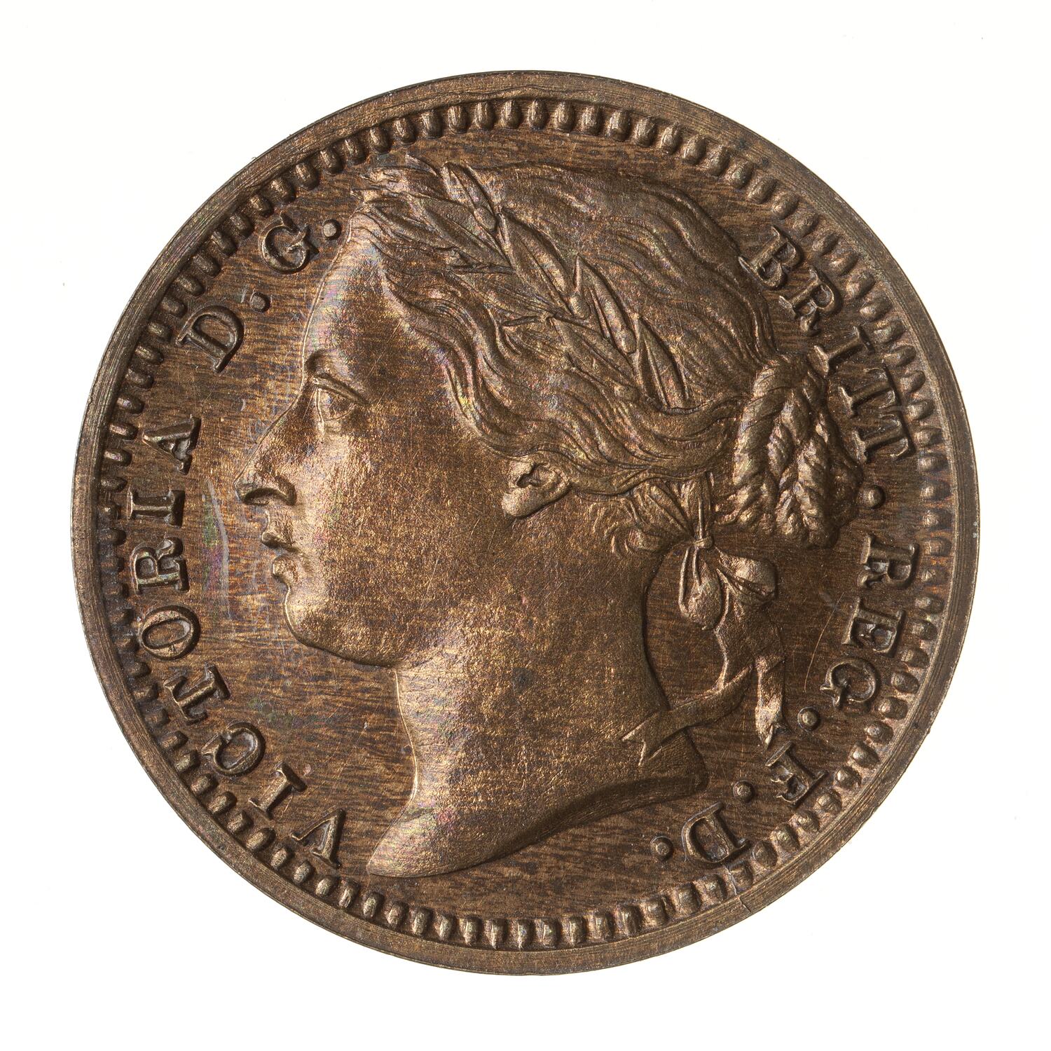 Proof Coin - 1/3 Farthing, Malta, 1878