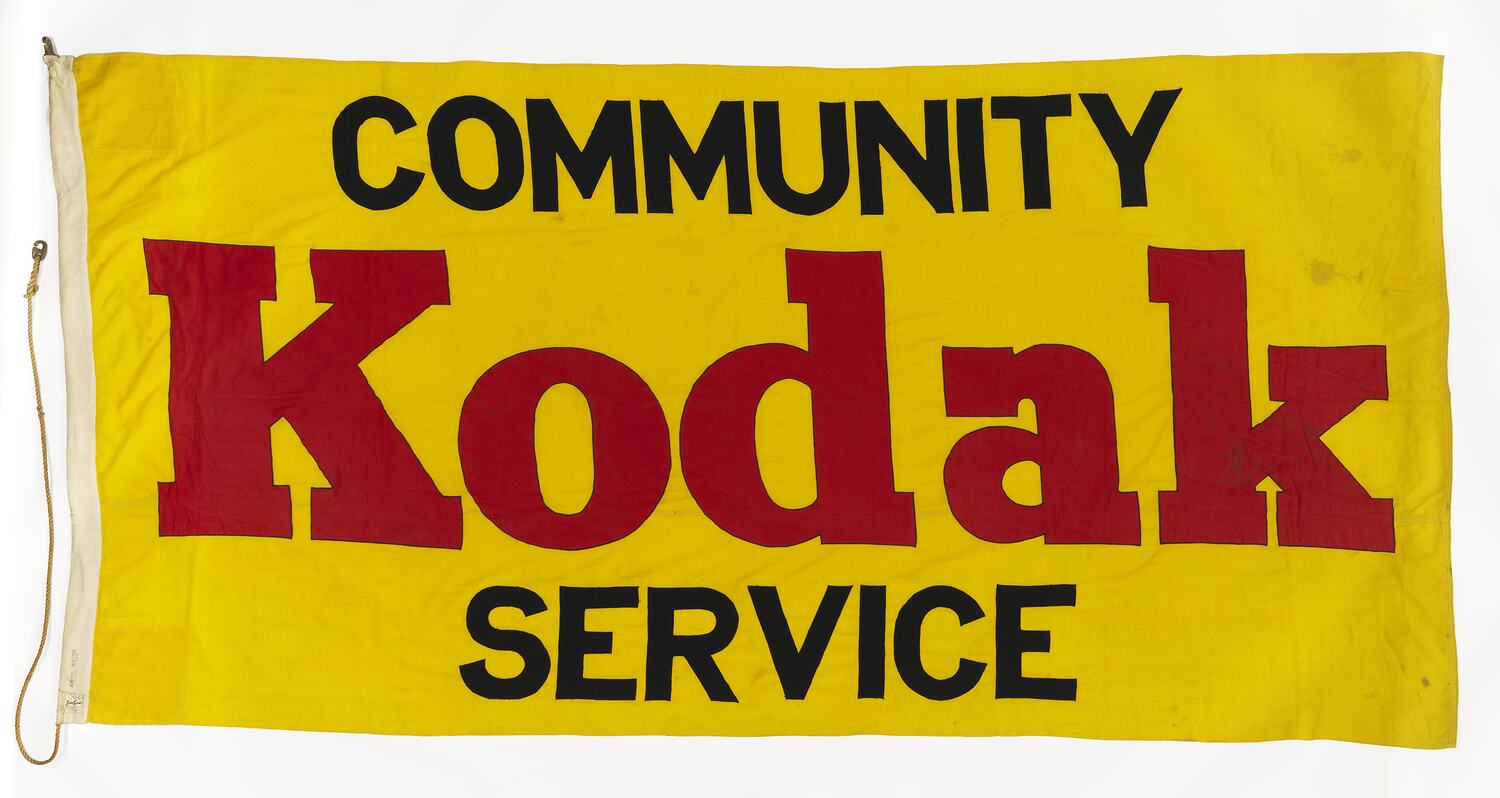 Flag - Kodak Australasia Pty Ltd, Kodak Community Service, circa 1956