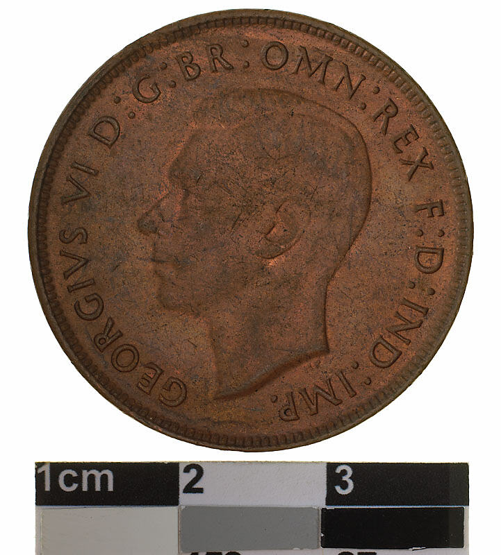 Coin - 1 Penny, Australia, 1945