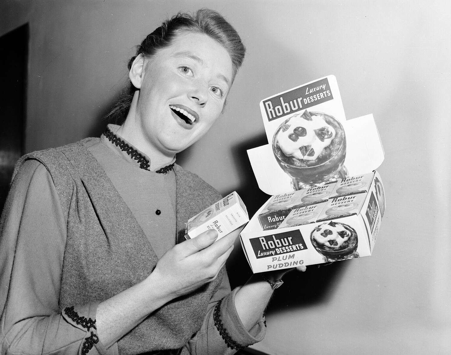 Negative - Robur Tea Co, Woman Modelling 'Luxury Desserts', Victoria ...