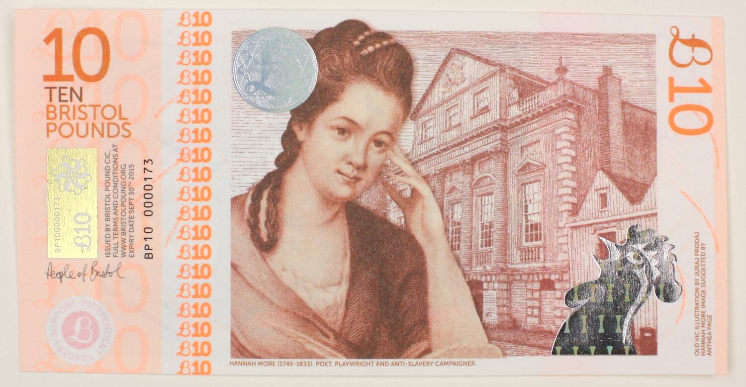 Bank Note - 10 Bristol Pounds, Bristol, England, 2012