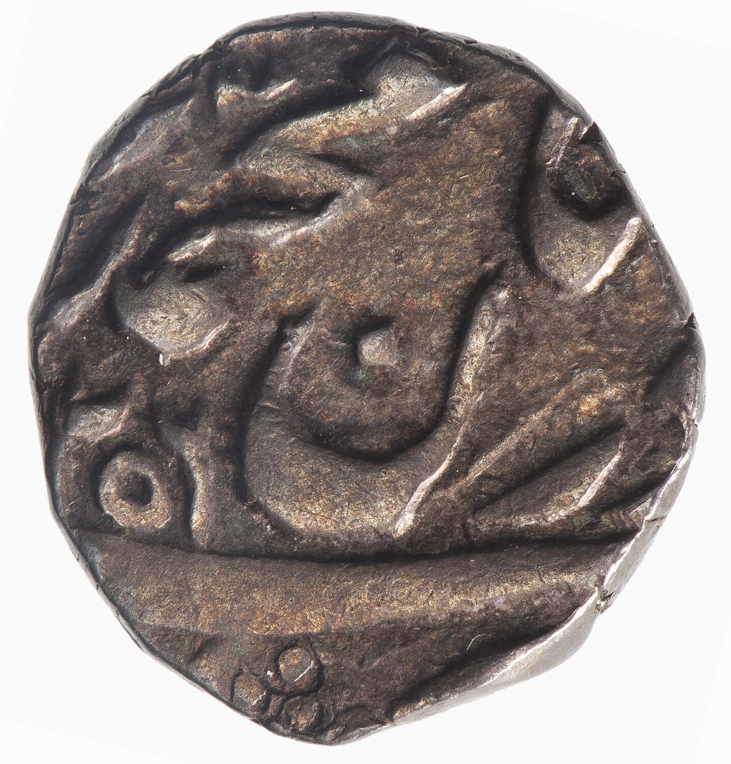 Coin - 1/8 Rupee, Awadh, India, 1840-1841