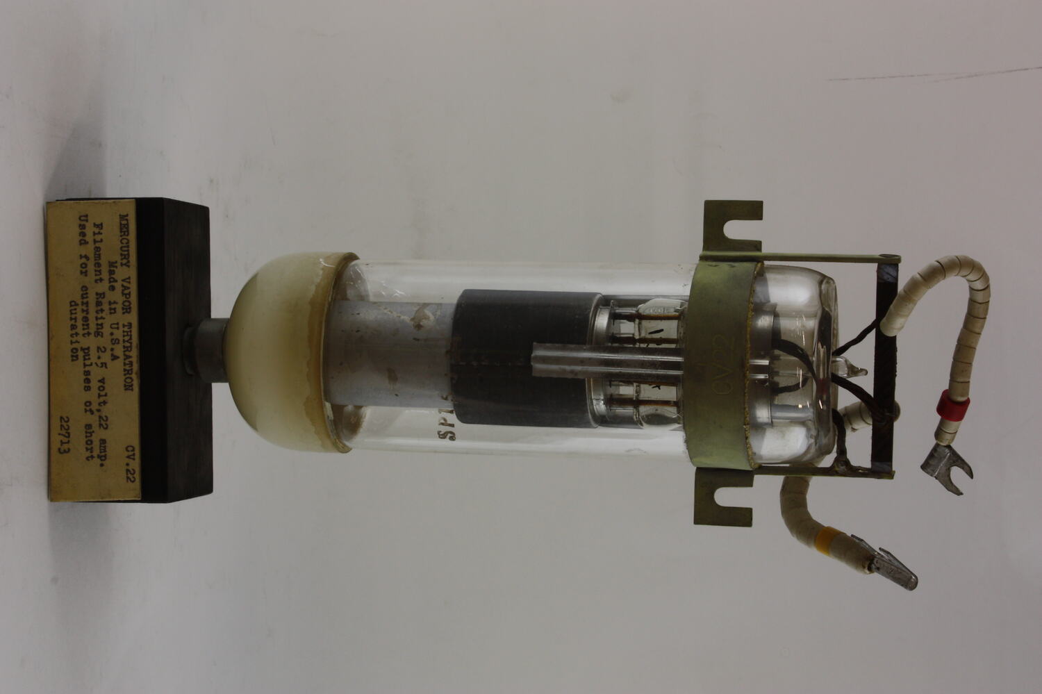 Electronic Valve - Thyratron, Type CV22, 1940s