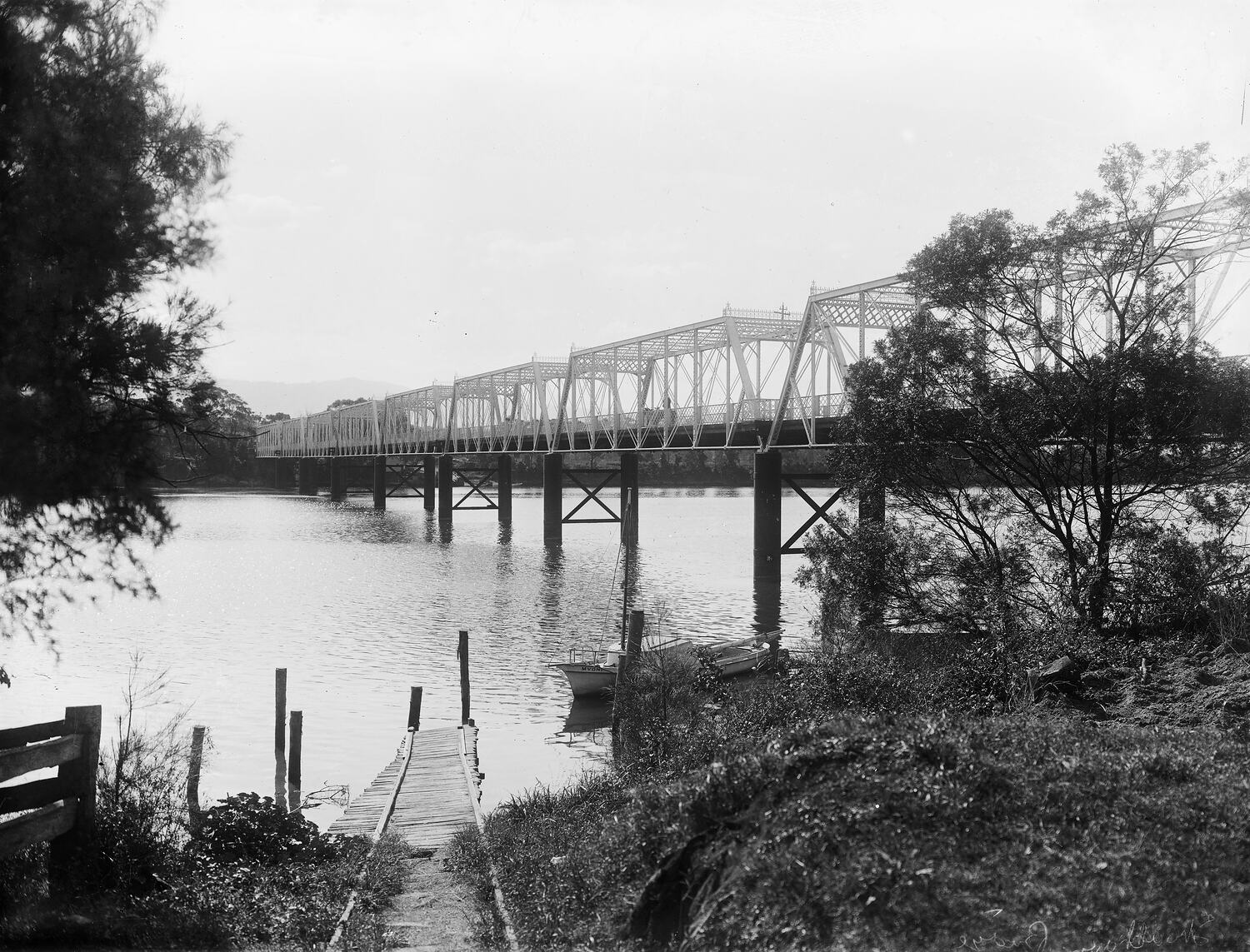 Glass Negative - Bridge, circa 1930s
