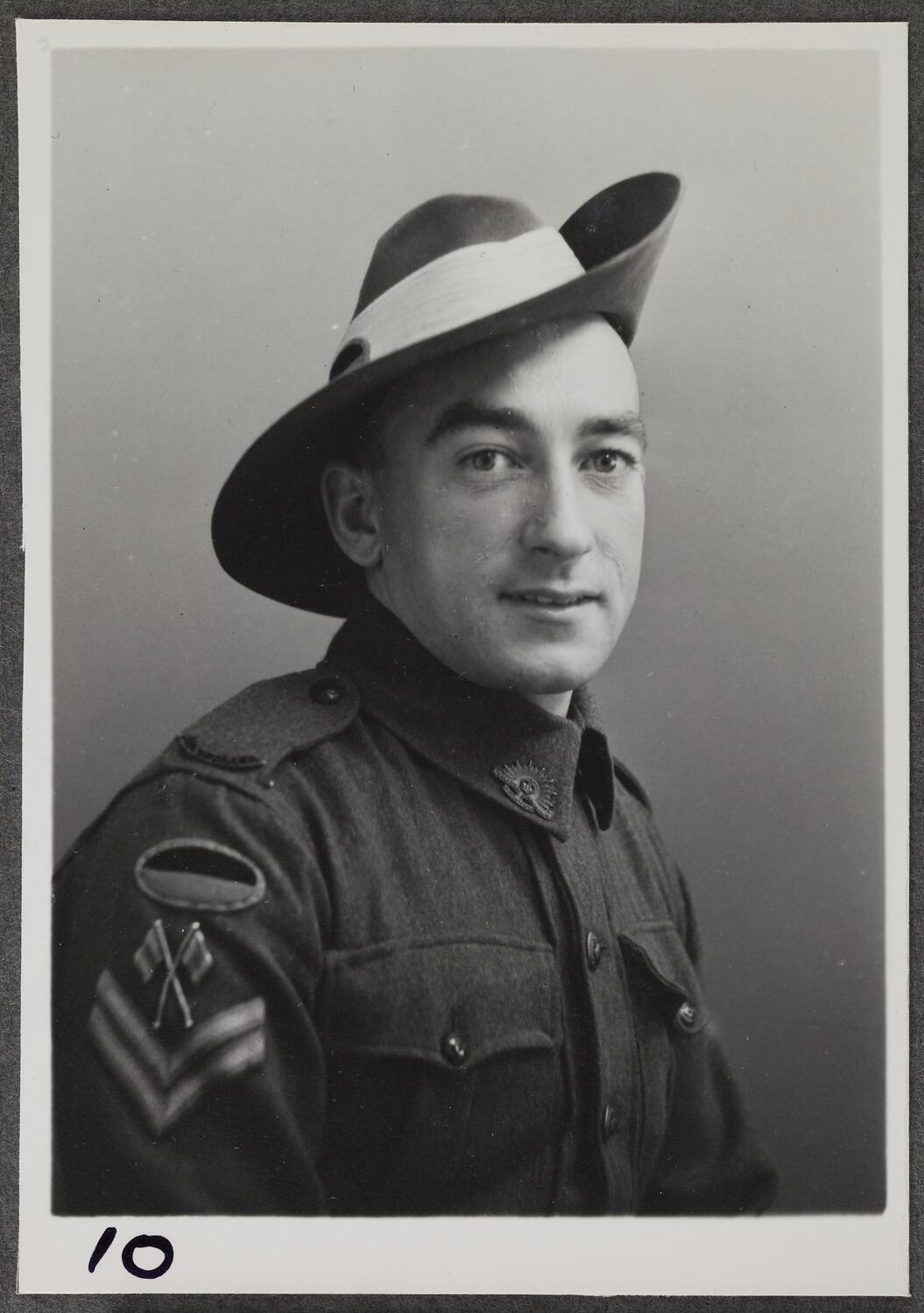 Photograph - Corporal Alan Bennett, Abbotsford, Victoria, World War II ...