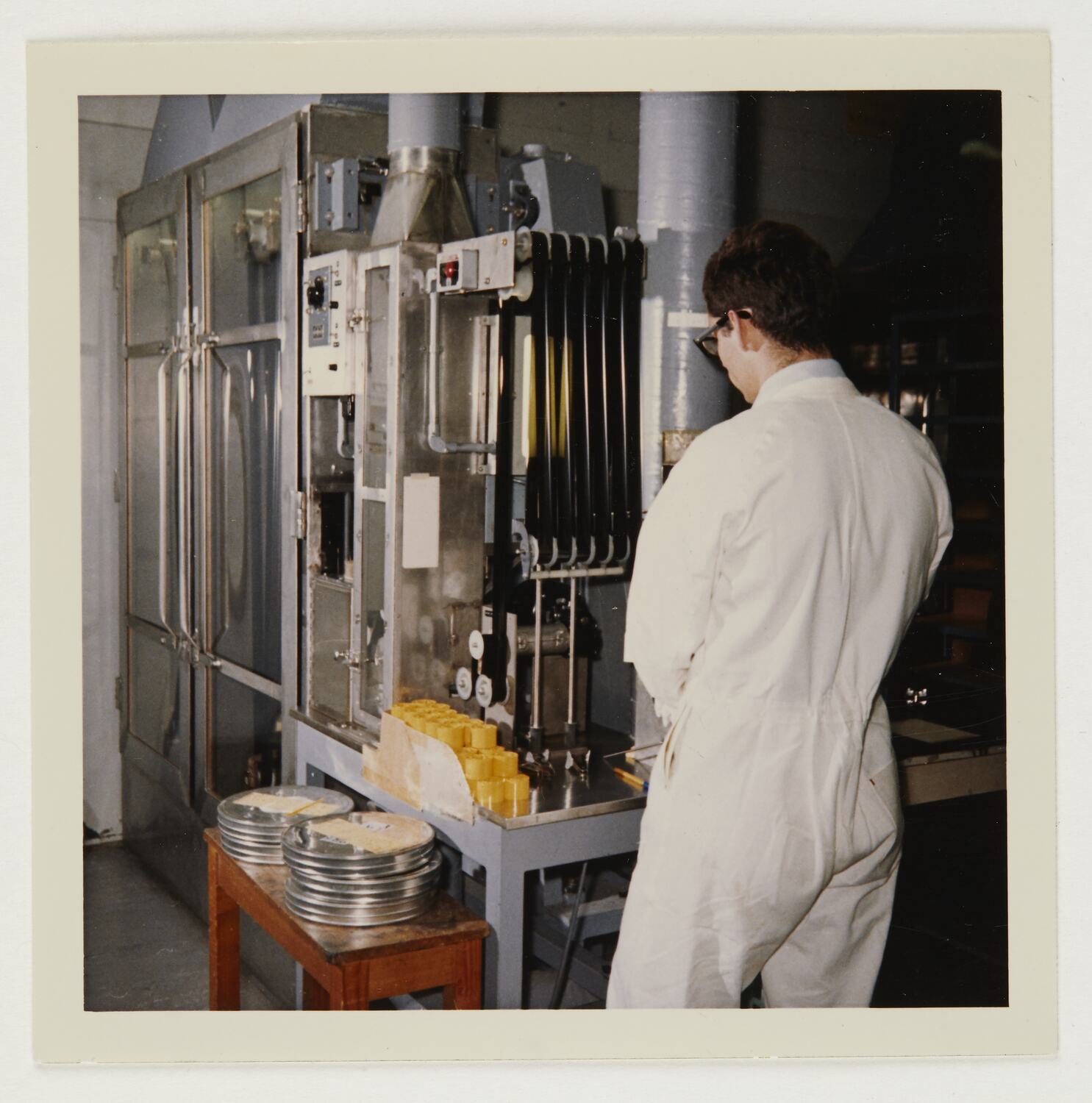 Photograph - Worker With Film Dryer, Building 20, Kodak Factory, Coburg ...