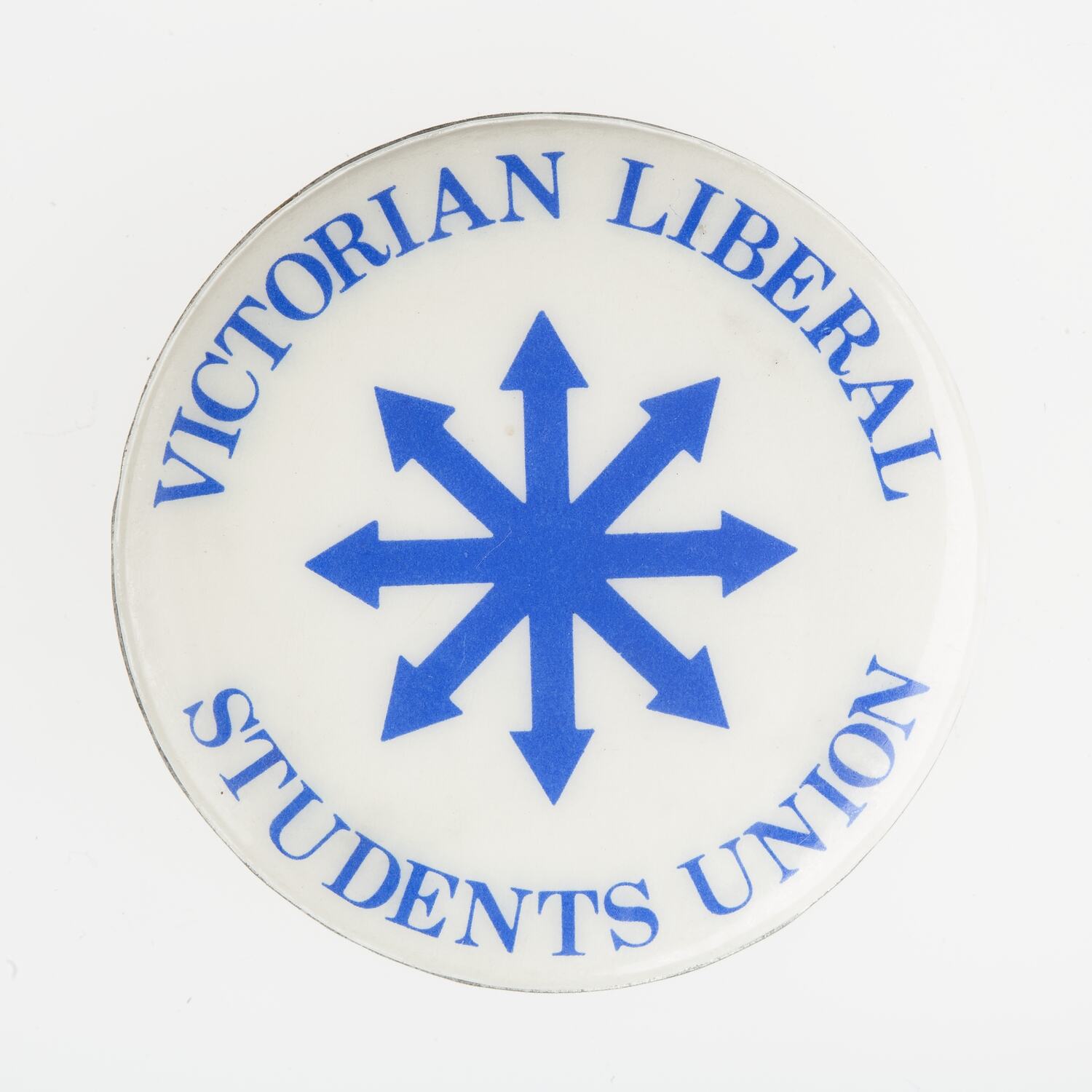 Badge - Victorian Liberal Students' Union, Australia, 1981-1982