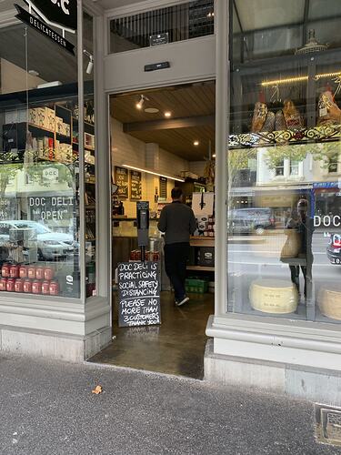 Digital Photograph - Shop Front & Sign, D.O.C. Delicatessen, Lygon ...