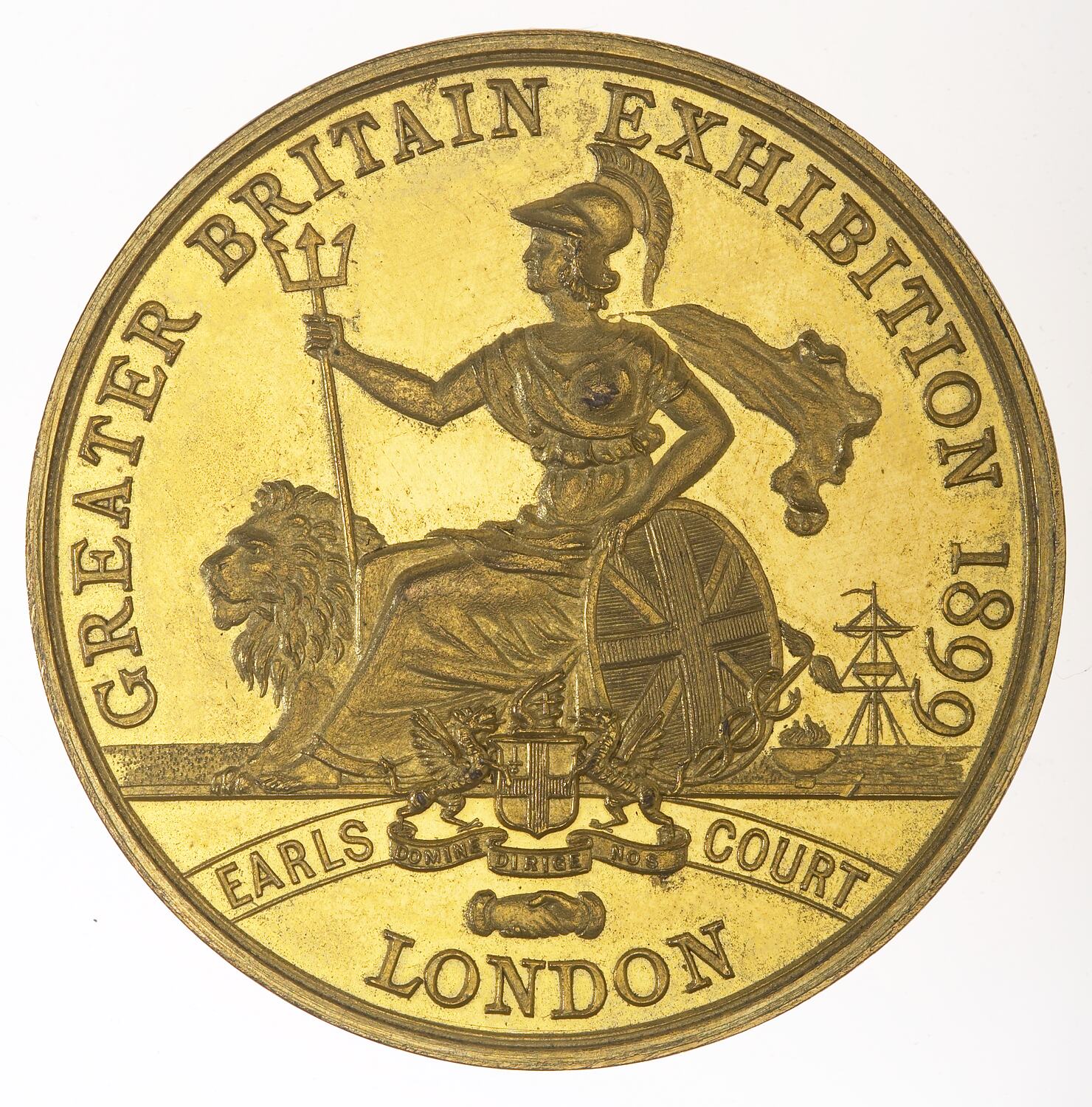 Medal - Greater Britain Exhibition, First Prize, Great Britain, 1899