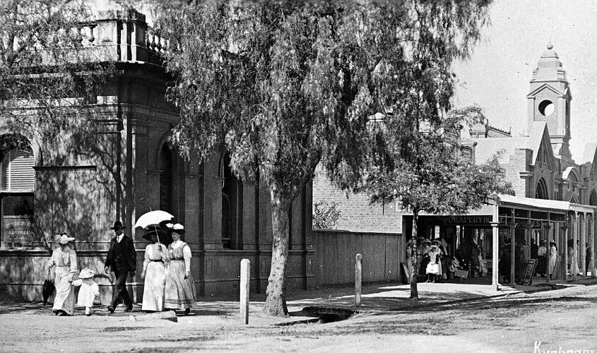 Negative - Commercial Bank of Australia & Streetscape, Kyabram ...