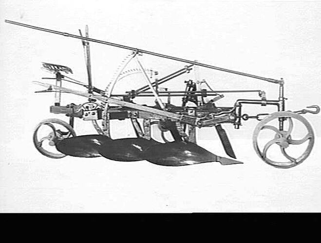 Photograph - H.V. McKay Pty Ltd, Sunlock Mouldboard Plough on Display ...