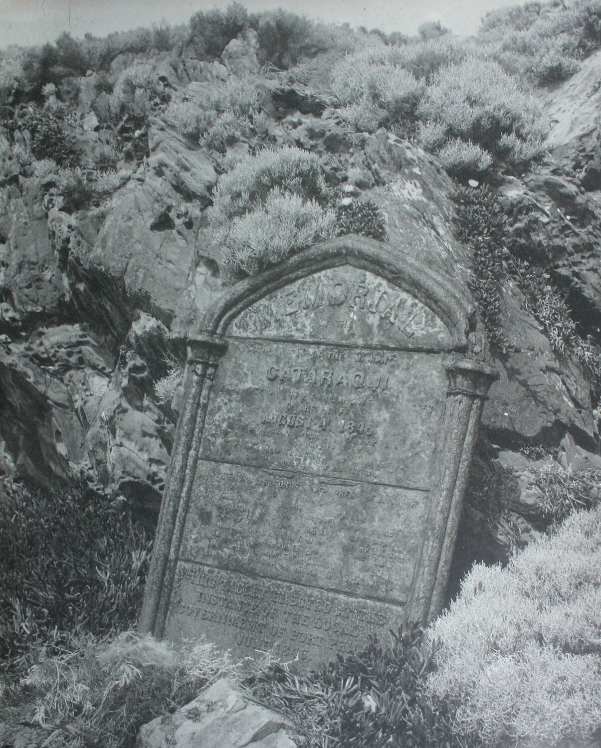 Photograph - Cataraqui Shipwreck Memorial, King Island, 1887