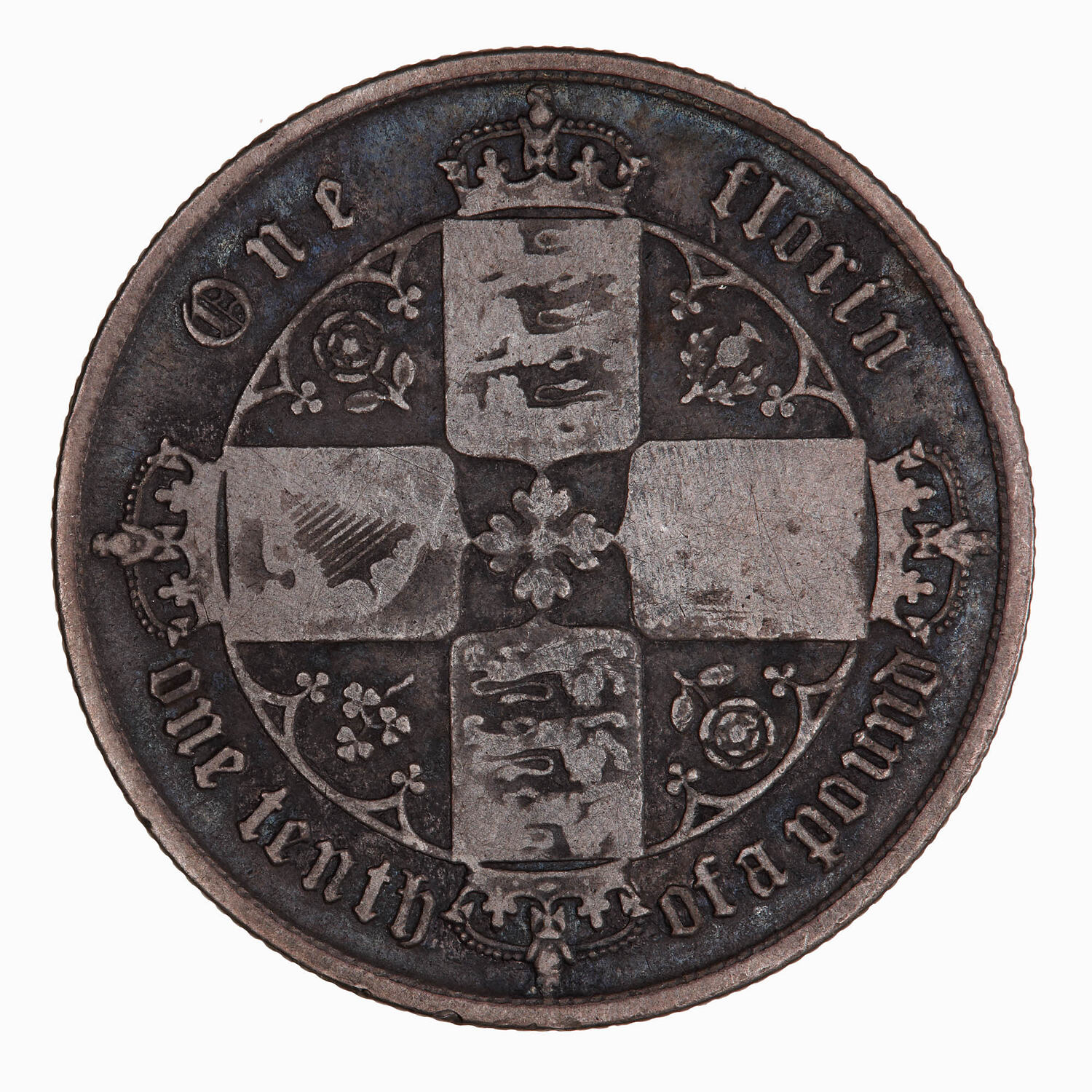 Coin - Florin, Queen Victoria, Great Britain, 1852
