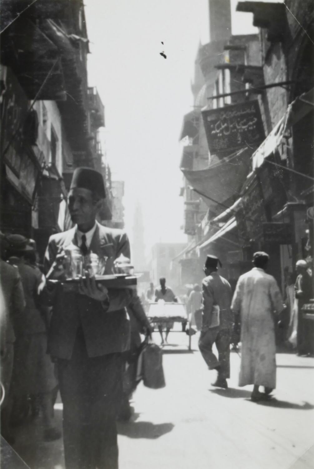 Photograph - Street Scene, Cairo, Egypt, World War II, 1939-1943