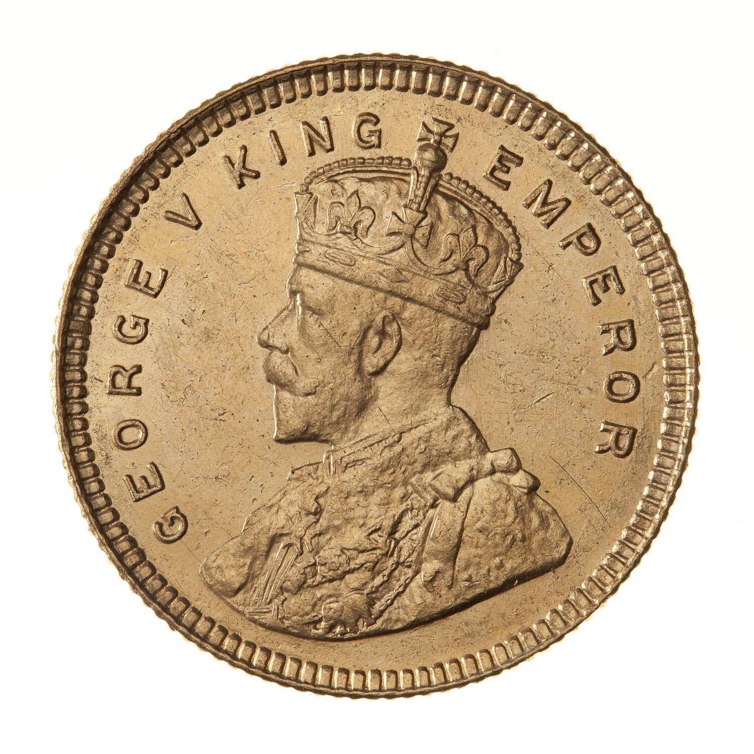 Coin - 15 Rupees, India, 1918