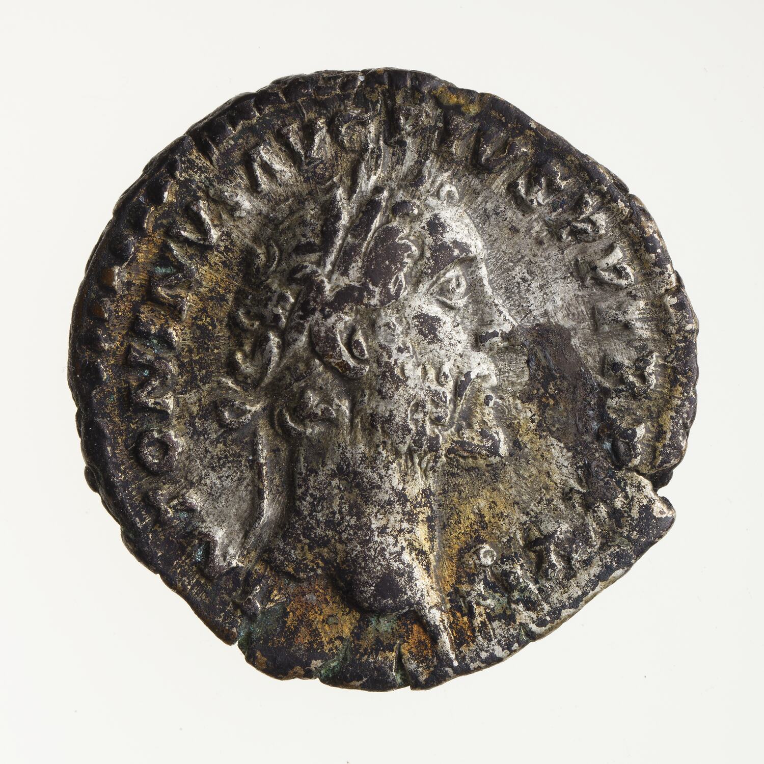 Coin - Denarius, Emperor Antoninus Pius, Ancient Roman Empire, 158-159 AD