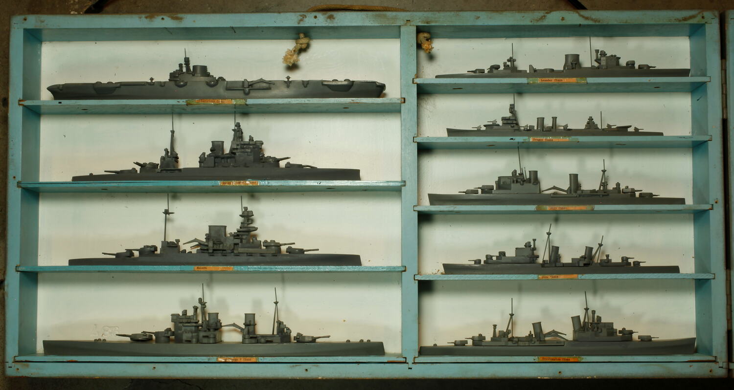 Naval Ship Recognition Models - British Commonwealth, 1943