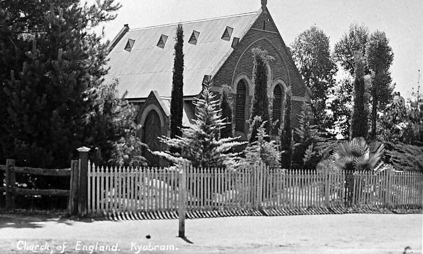 Negative -' Church of England, Kyabram', Victoria, circa 1915