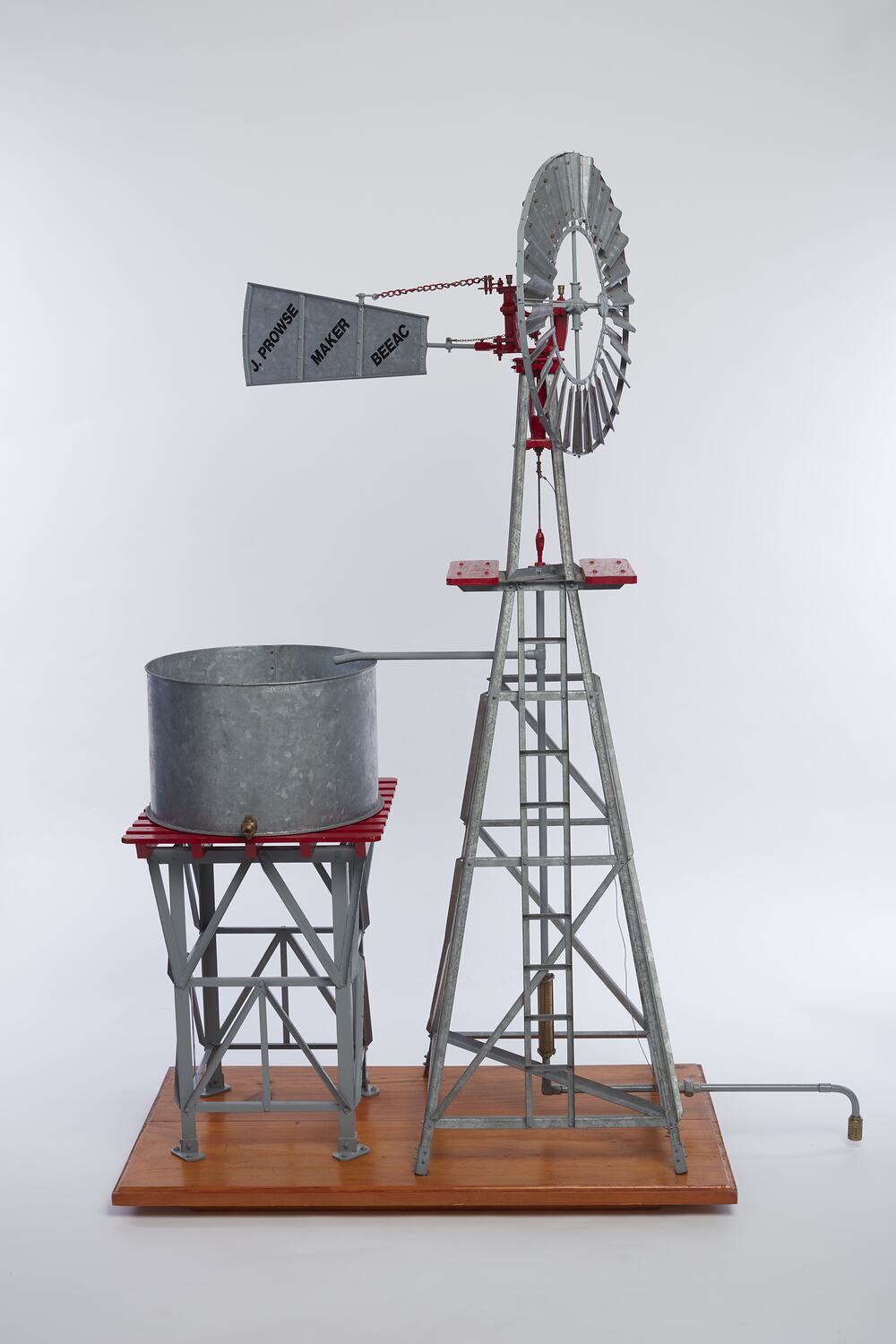 Windmill & Tank Stand Model - J. Prowse, Direct-Acting Crank-Driven ...