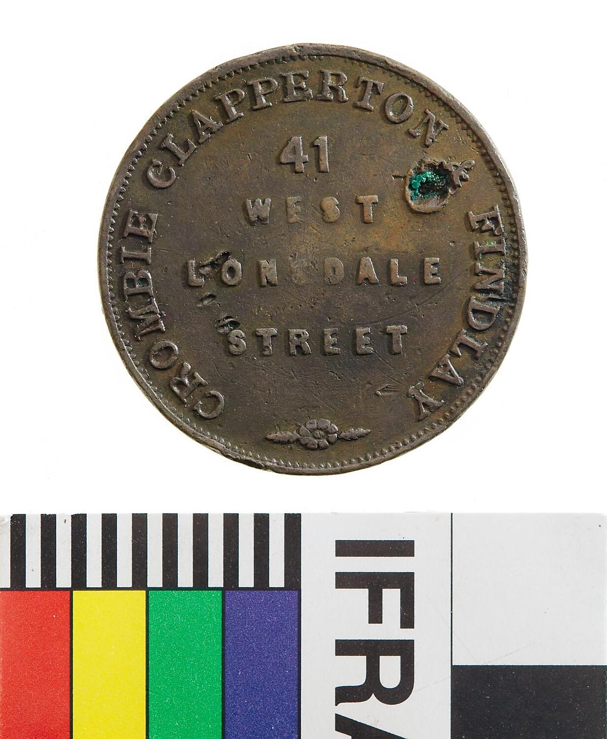 Token - Halfpenny, Crombie Clapperton & Findlay, Drapers & Clothiers ...