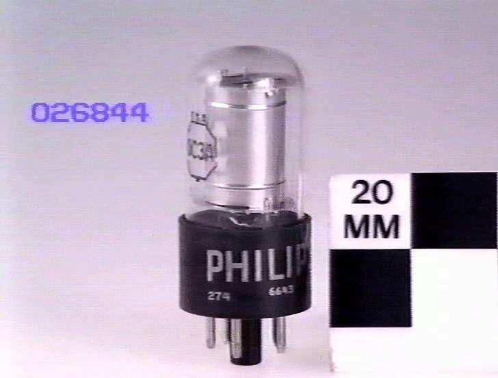 Electronic Valve - Philips, Voltage Regulator, Type 0C3A, 1950s