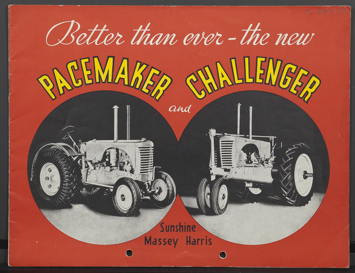 Publicity Brochure - H.V. McKay Massey Harris, Pacemaker & Challenger ...