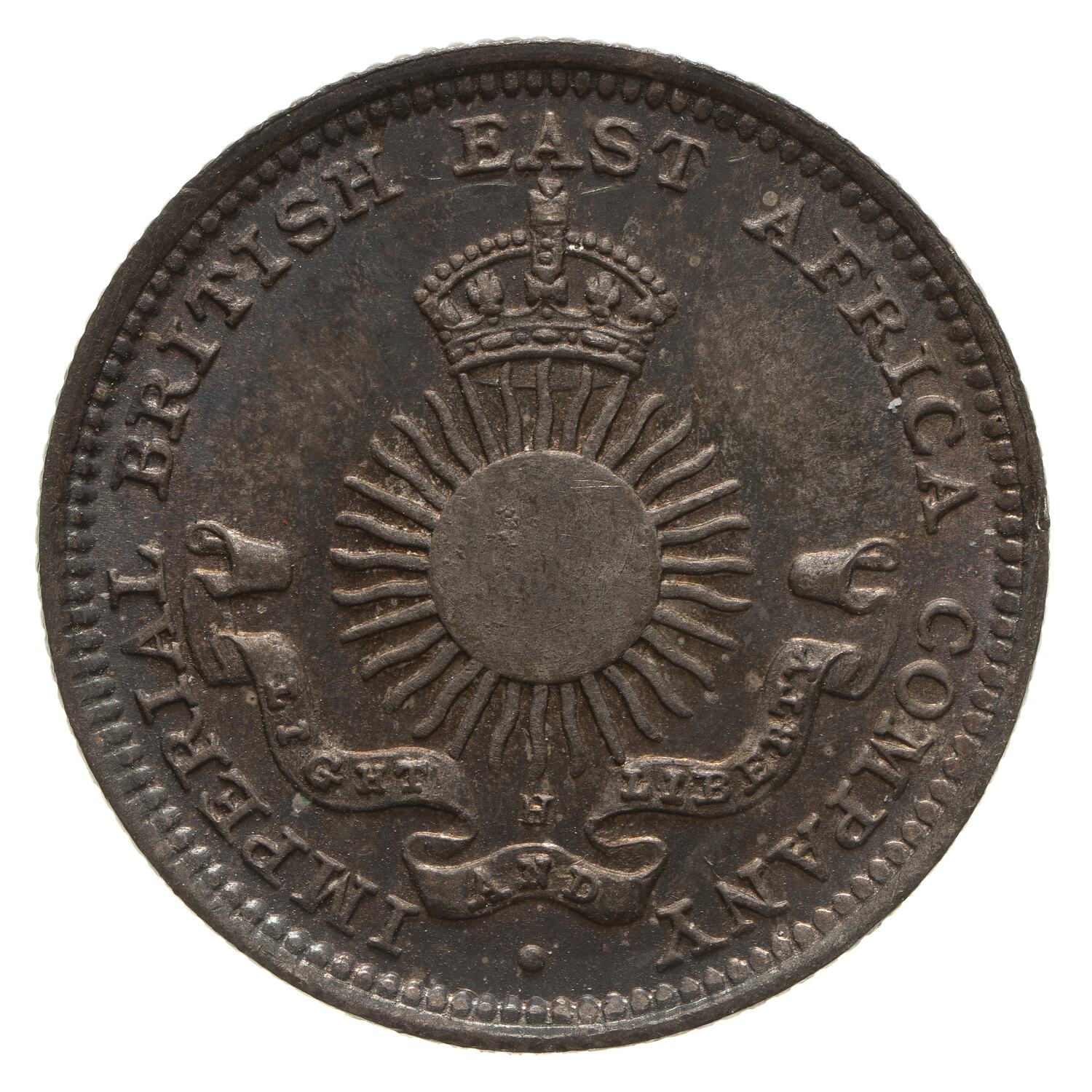 Proof Coin - 2 Annas, Mombasa, Kenya, 1890