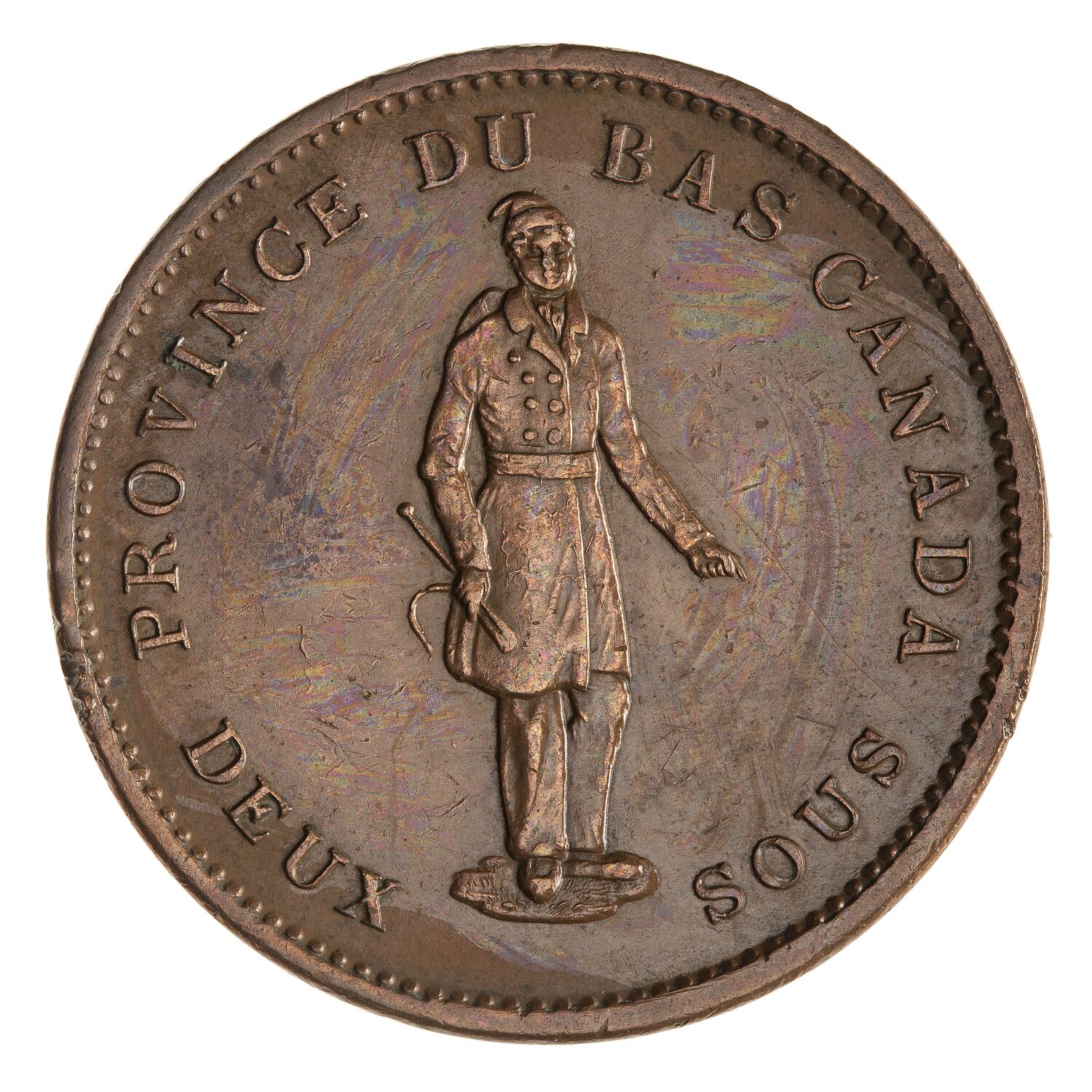 Token - 1 Penny, City Bank, Lower Canada, Canada, 1837