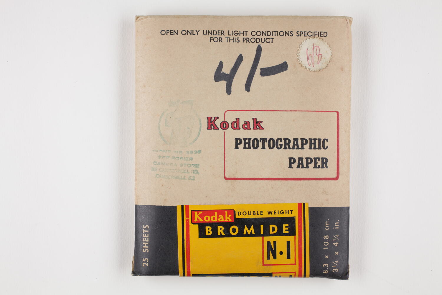 Photographic Paper - Kodak Australasia Pty Ltd, 'Bromide Double Weight ...