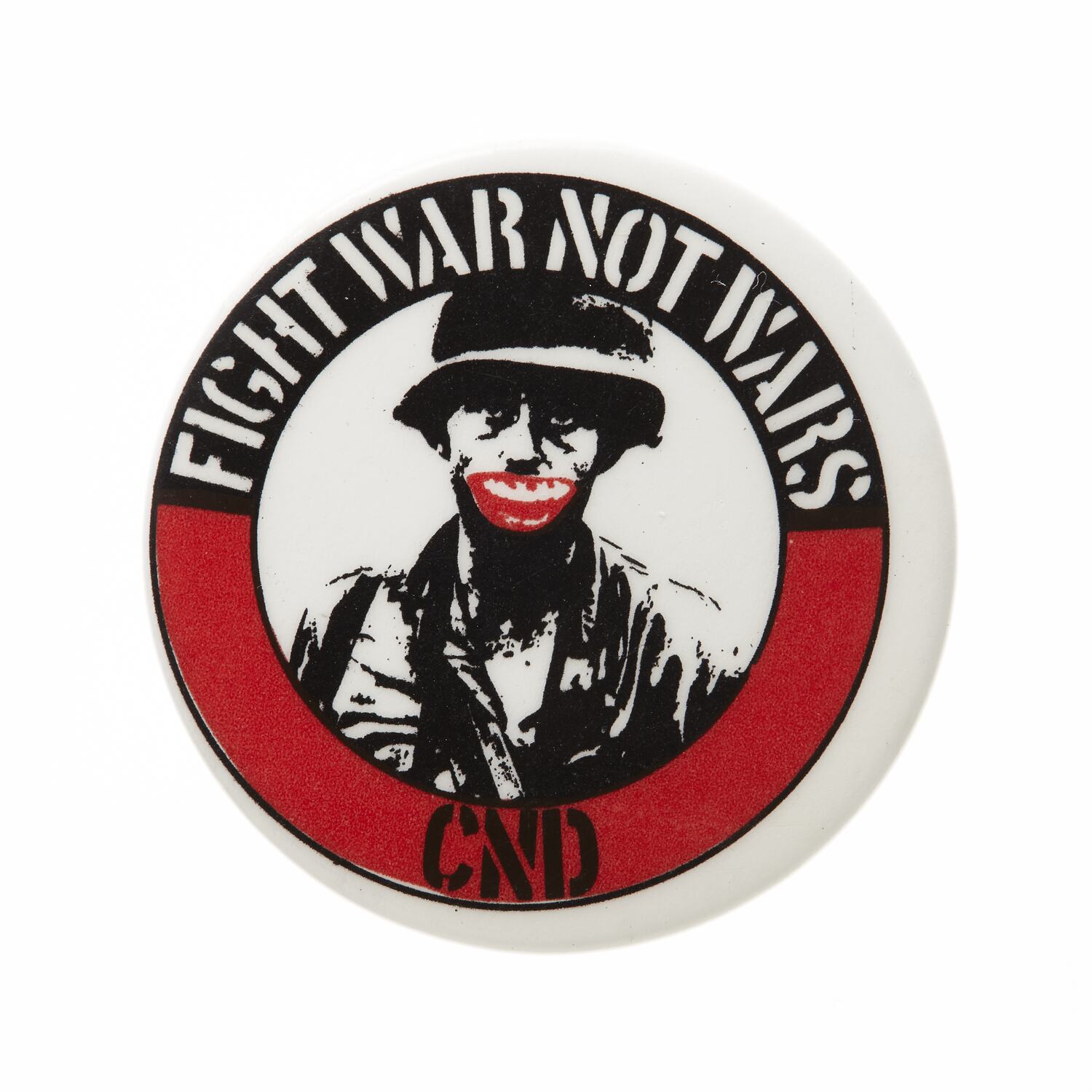 Anti-war badges & Crass art