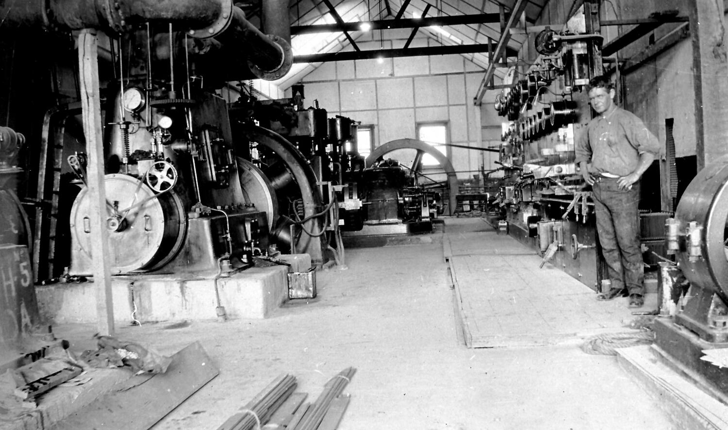 Negative - Psyche Bend Pumping Station, Mildura, Victoria, circa 1930