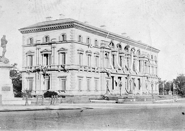 Negative - Treasury Building, Melbourne, Victoria, circa 1928