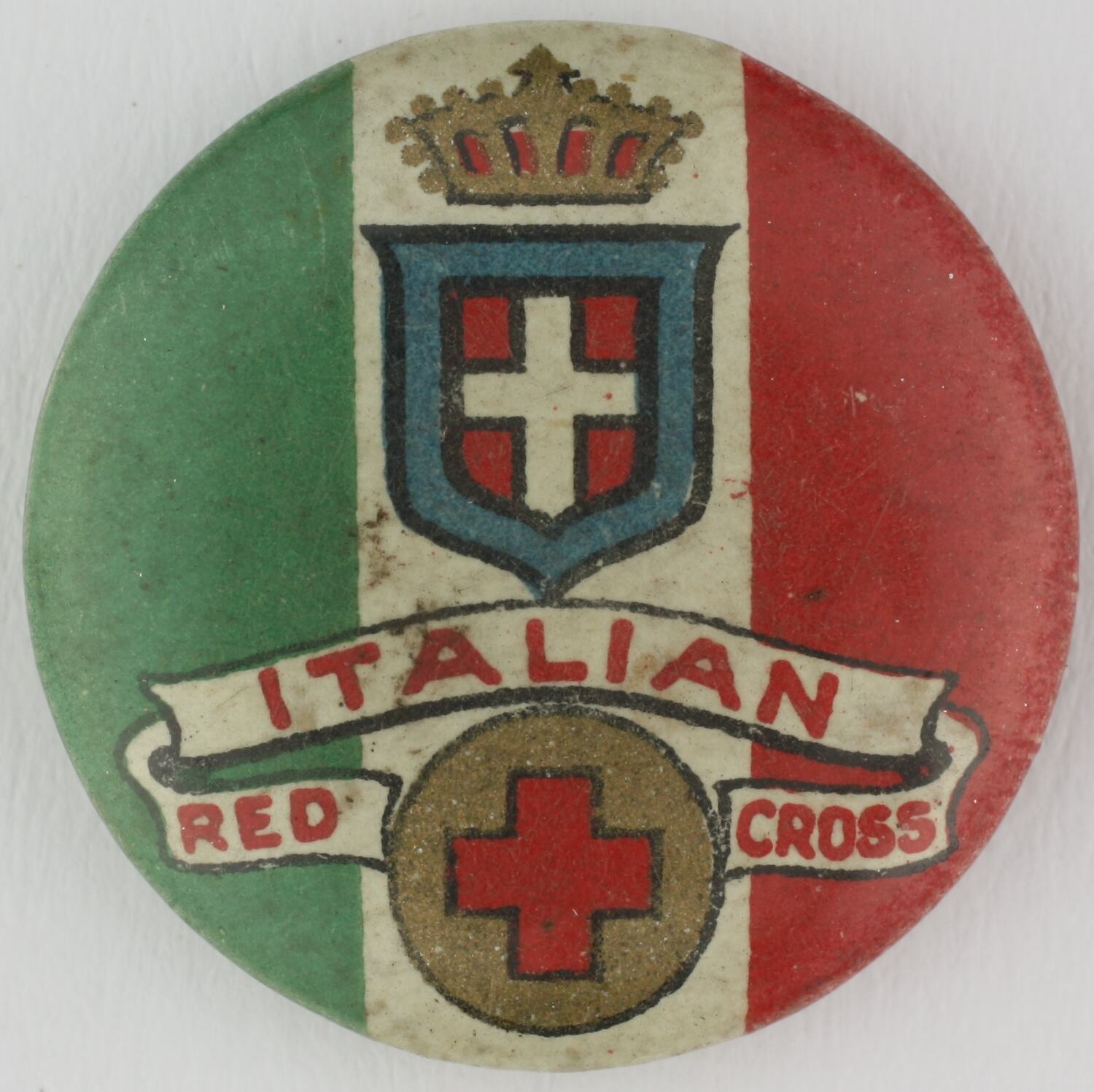 Badge - 'Italian Red Cross', World War I, 1916-1919