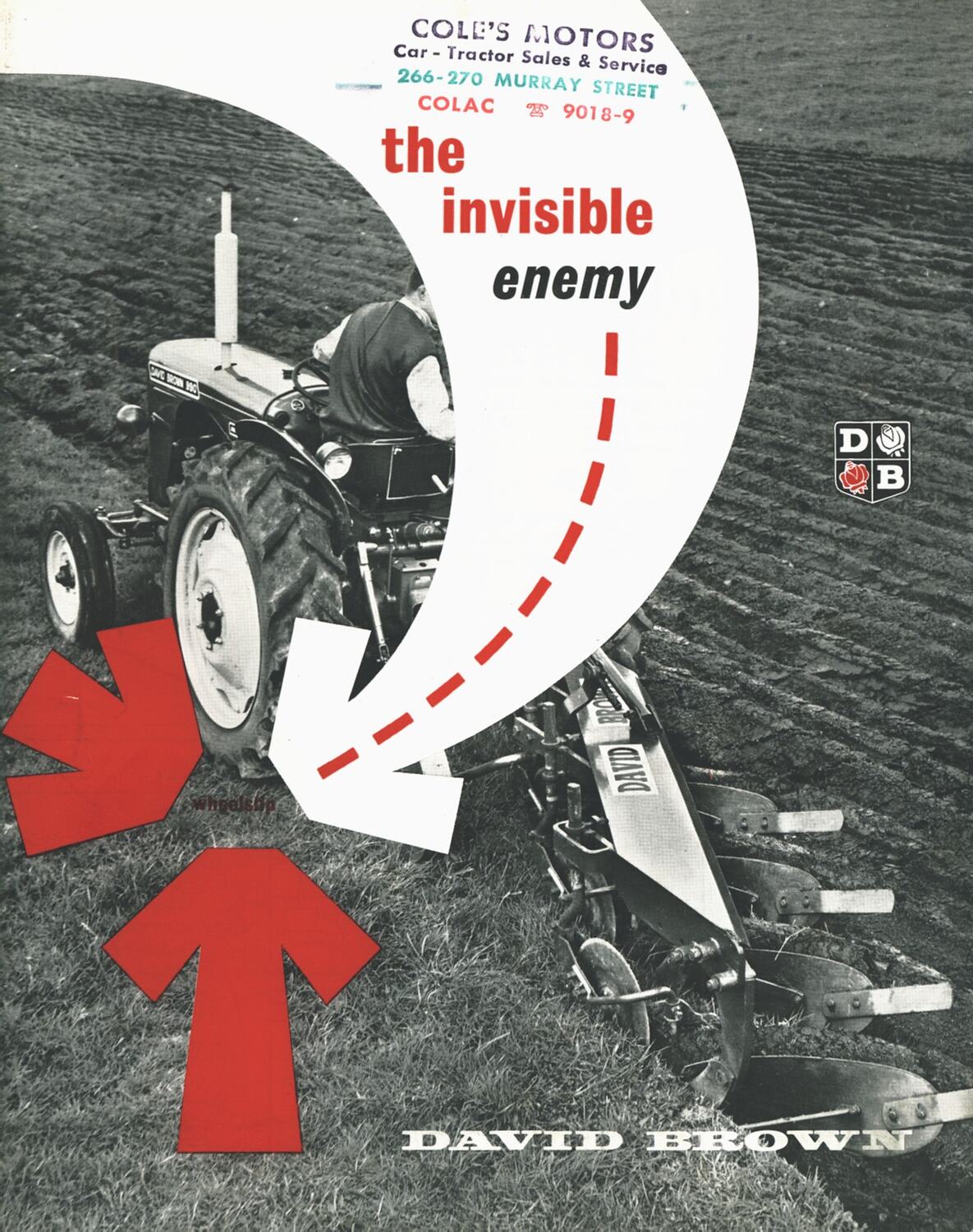 Descriptive Leaflet - David Brown, The Invisible Enemy, 1962