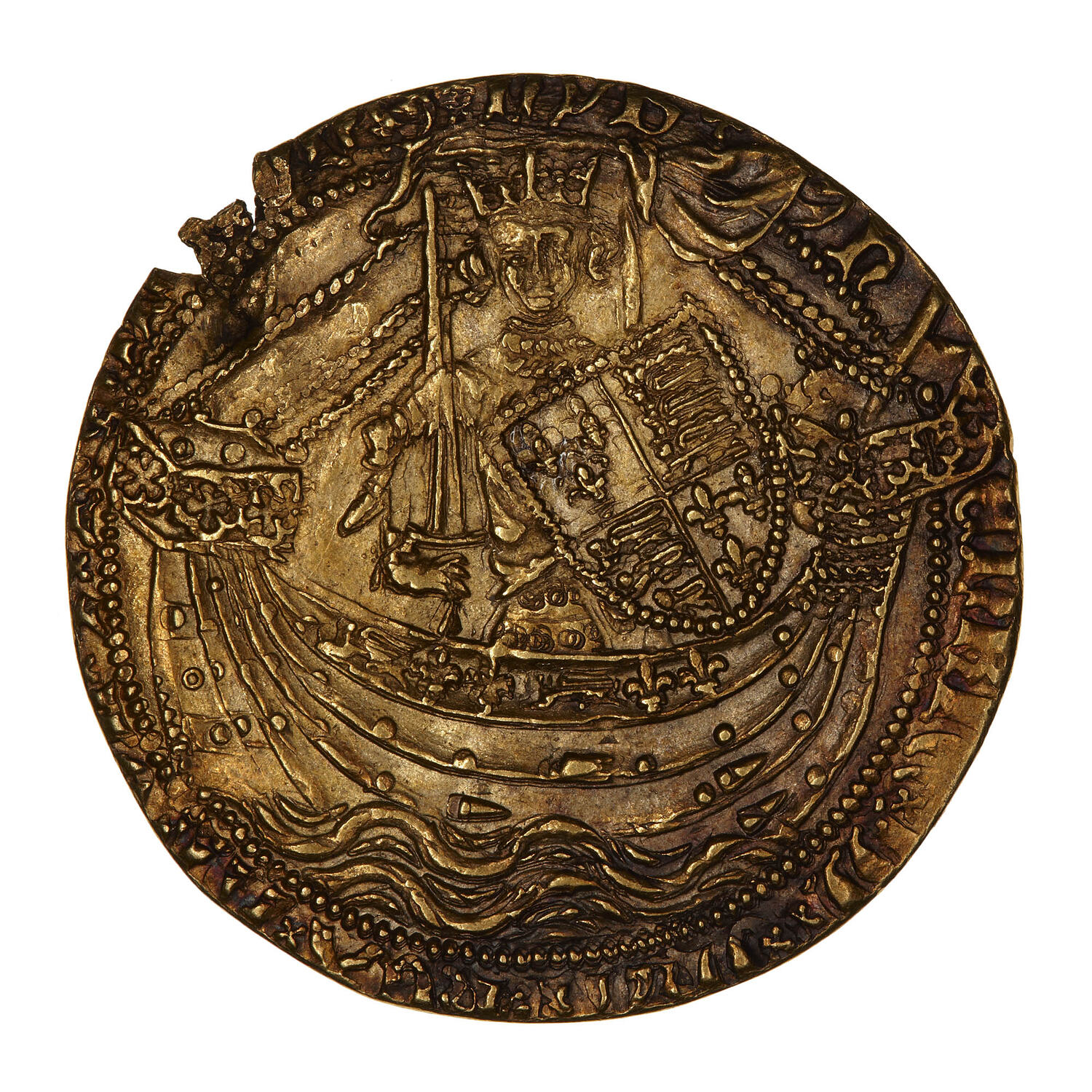 Coin - Noble, Henry V, England, 1413-1432