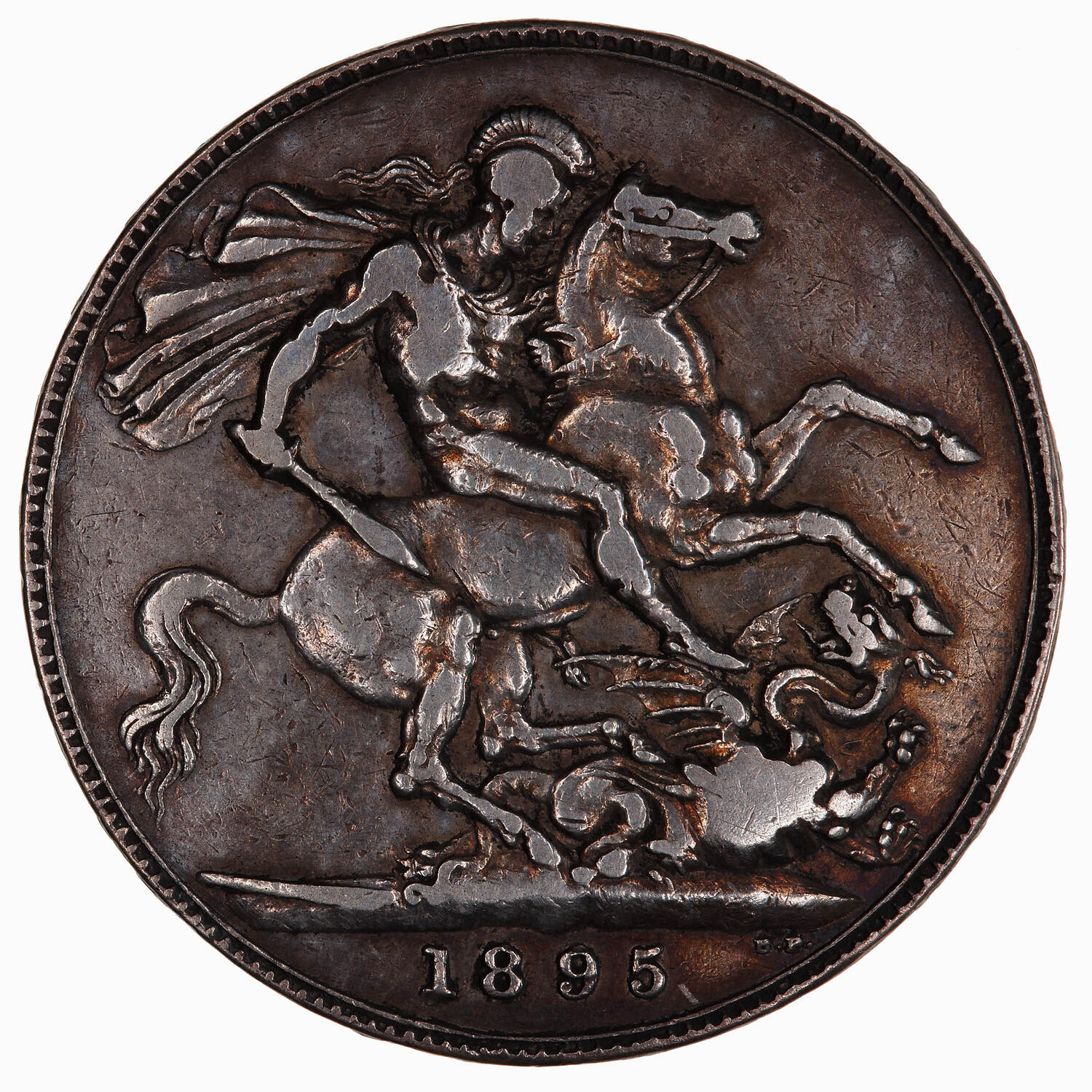Coin - Crown, Queen Victoria, Great Britain, 1895