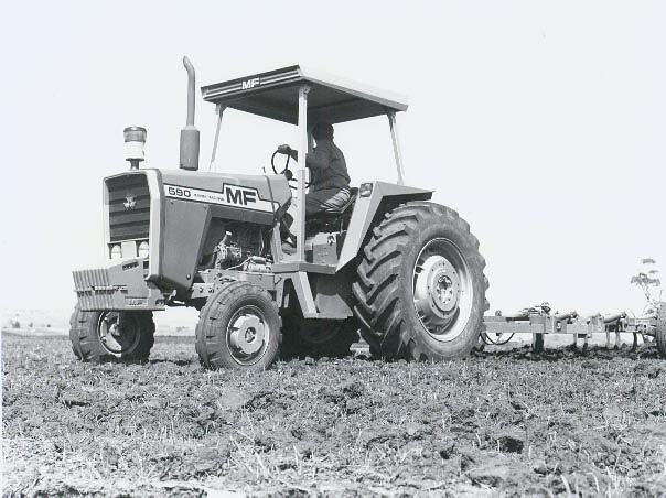 Photograph - Massey Ferguson, MF590 Tractor, circa 1975
