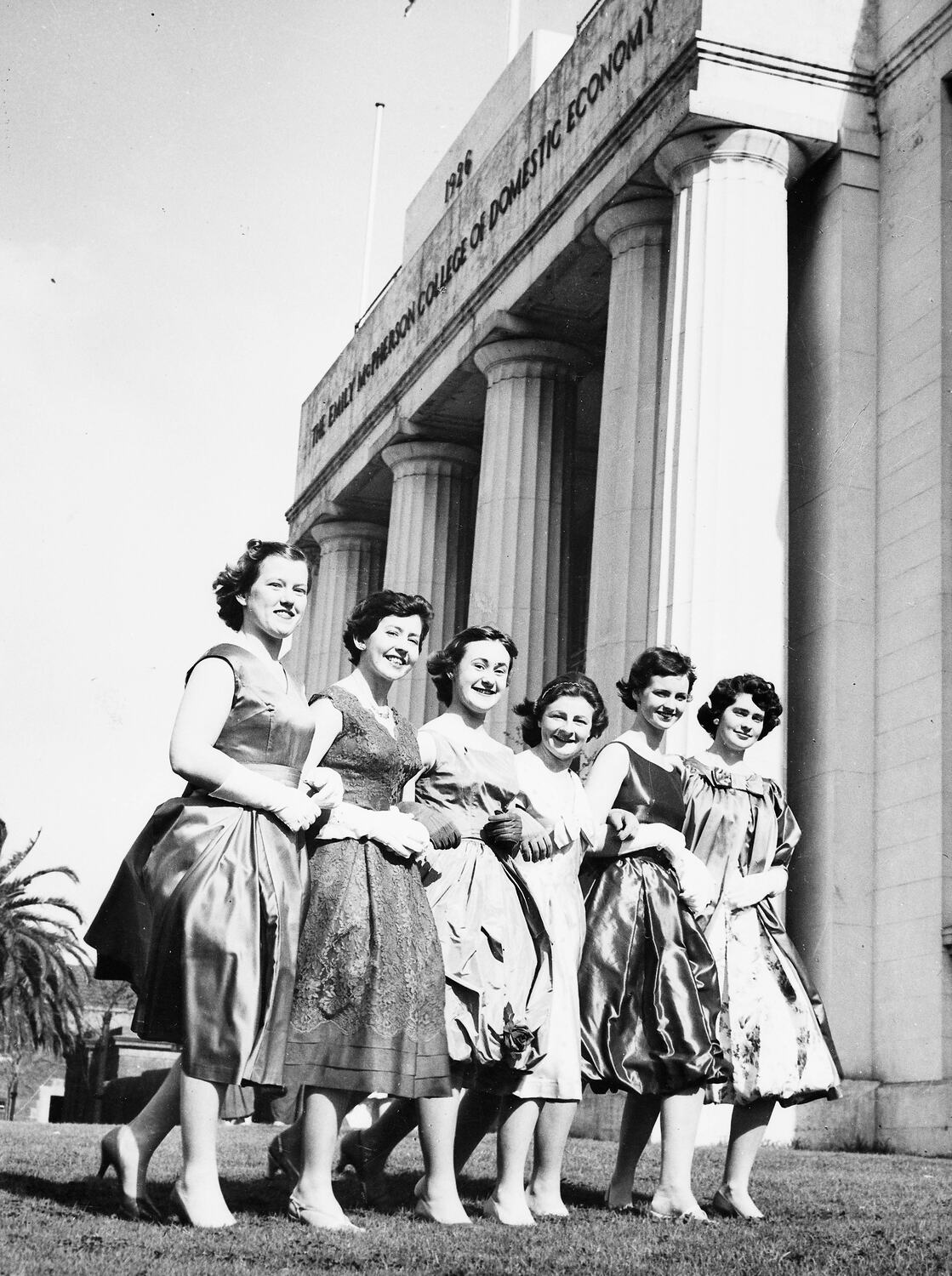 Negative - Emily McPherson College, Students Modelling, circa 1950s