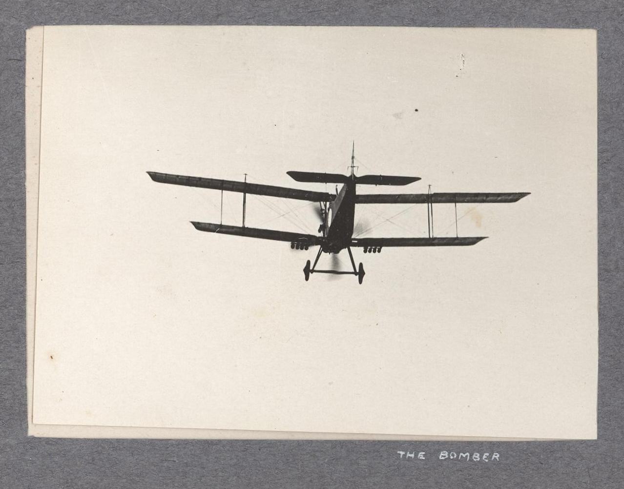 Photograph - 'The Bomber', Middle East, World War I, 1916-1918