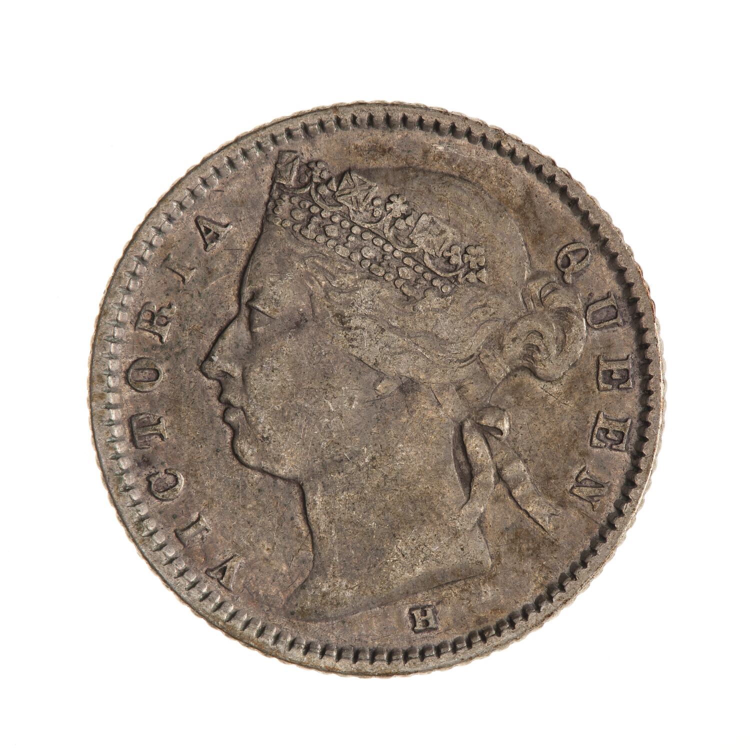 Coin - 10 Cents, Straits Settlements, 1880