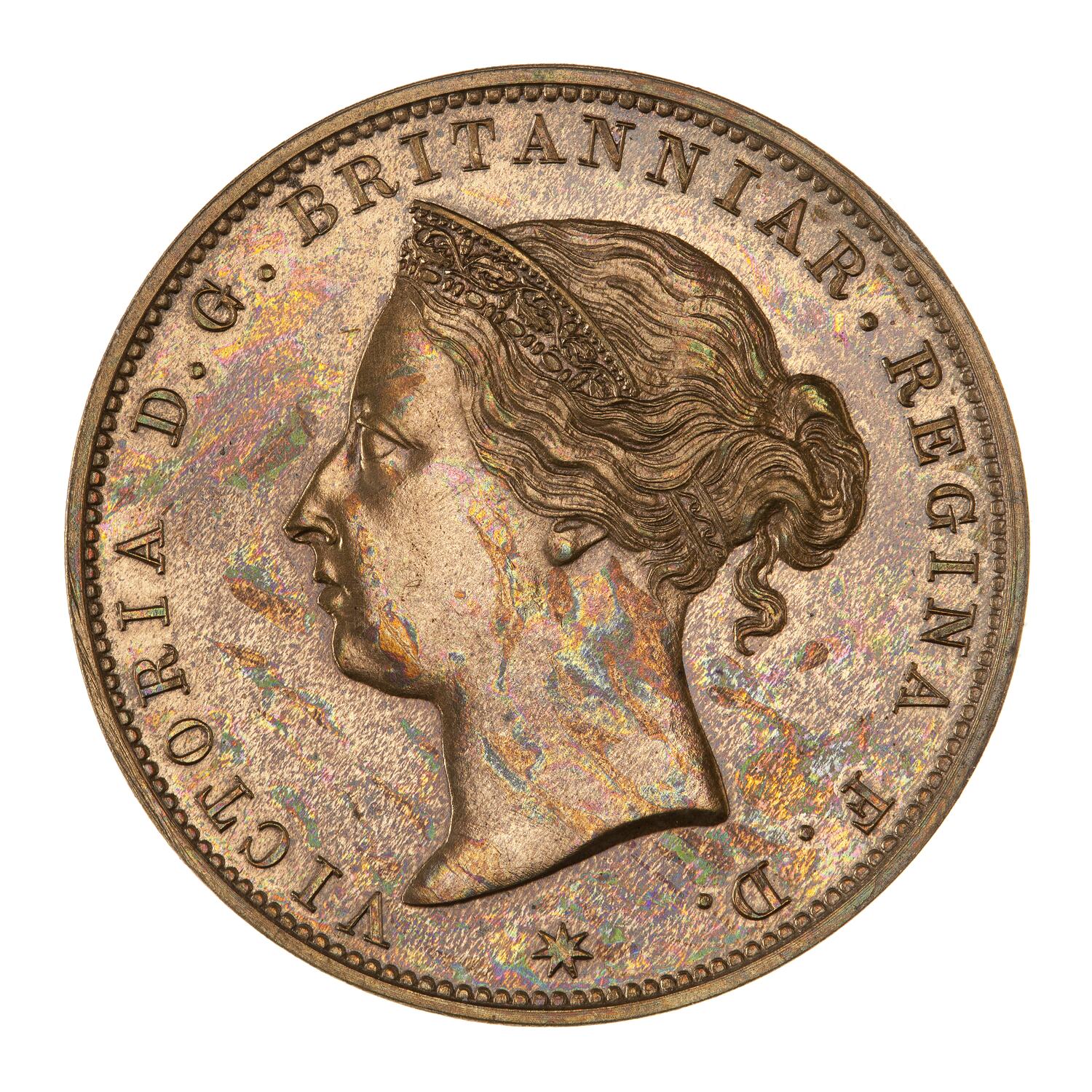 Proof Coin - 1/24 Shilling, Jersey, Channel Islands, 1877