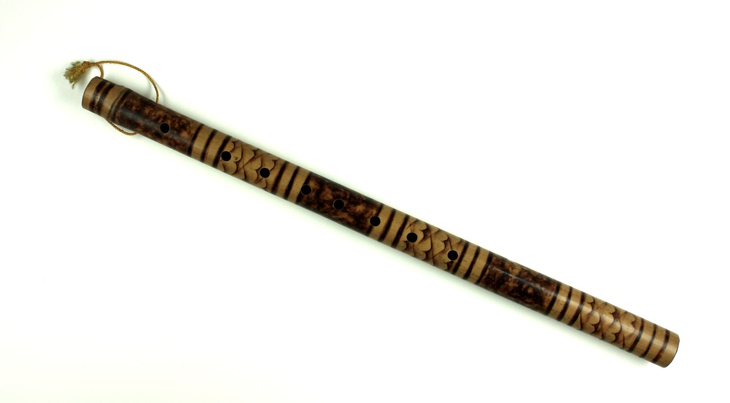 Flute - Carved, Bamboo, Refugee Camp, Thailand, 1987-1989