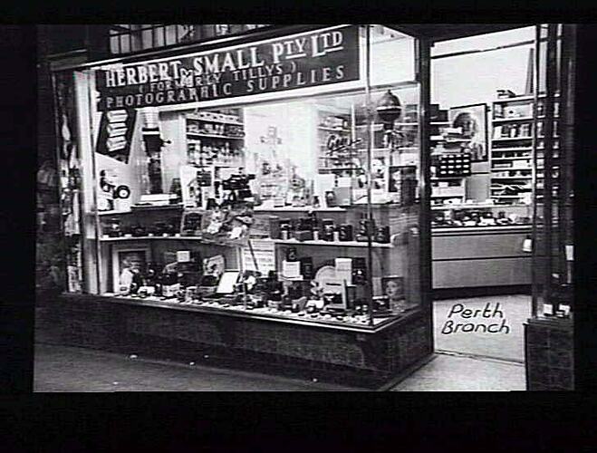 Photograph - Herbert Small's Camera Shop, Perth, Western Australia ...