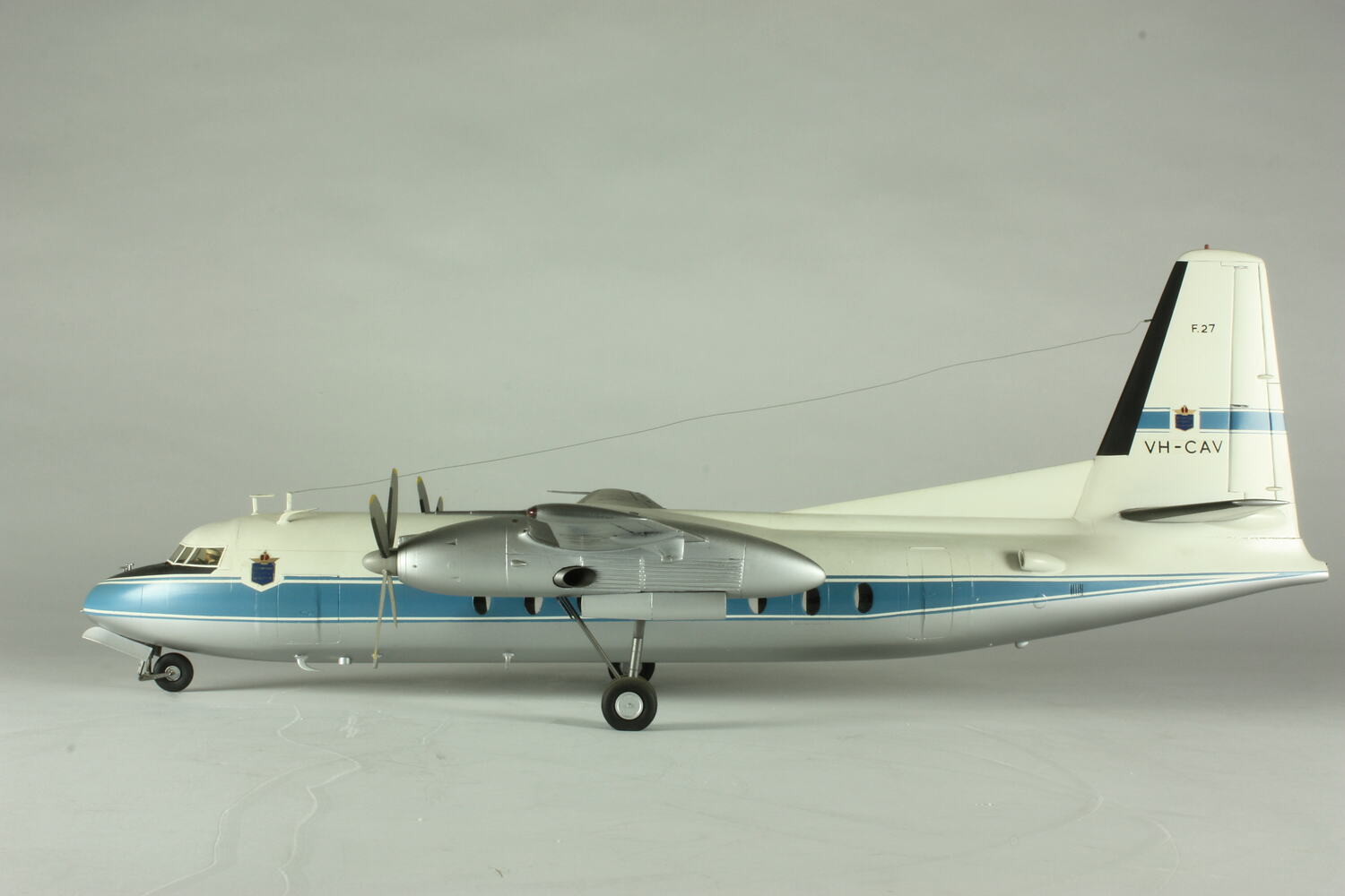 Aeroplane Model - Fokker F27 Friendship, Turboprop Passenger Airliner ...