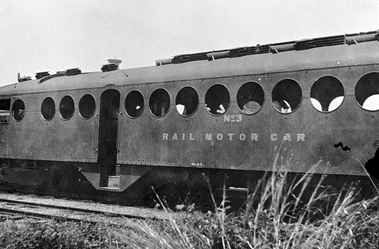 Negative - No.3 McKeen Rail Motor Car, Queensland, circa 1930